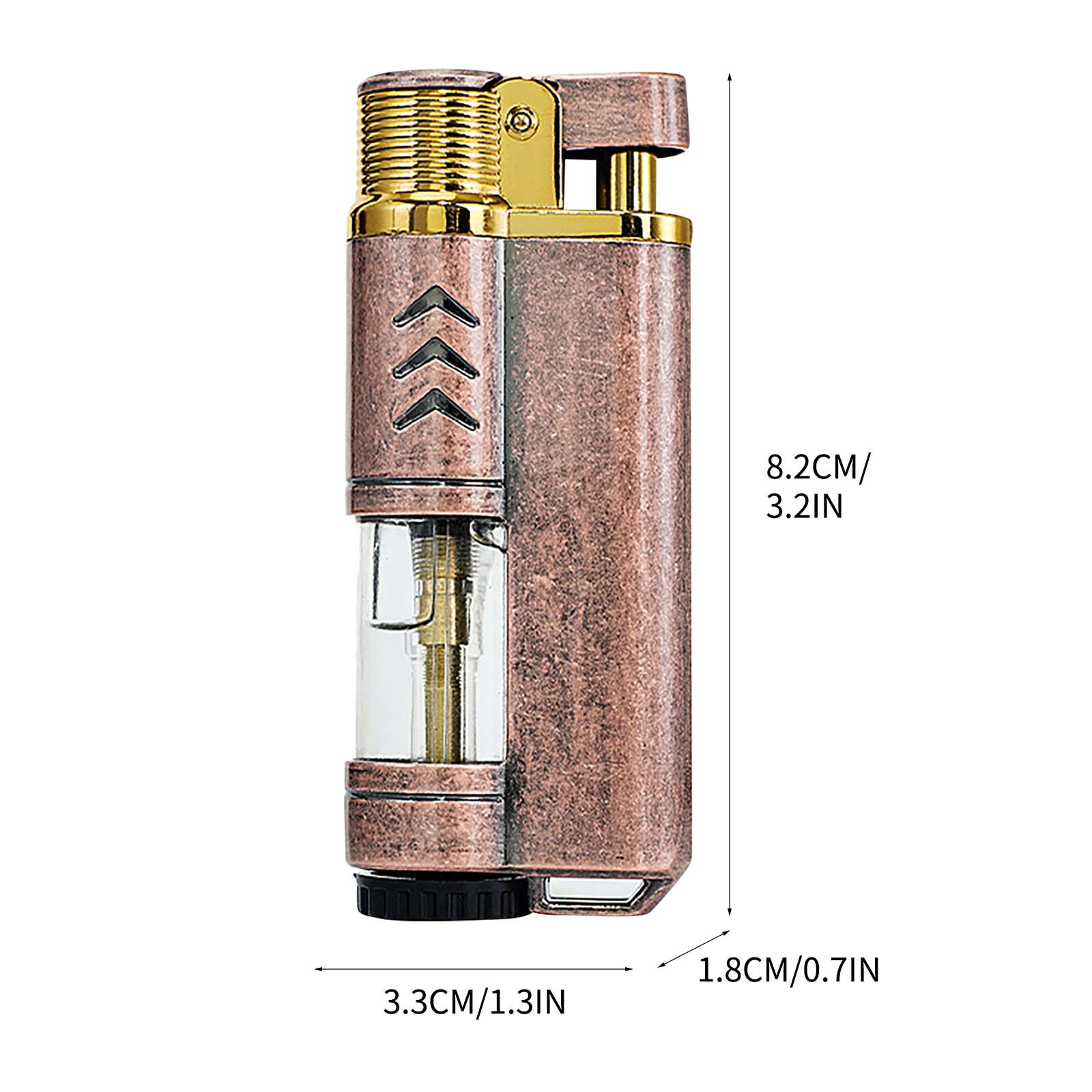 WNFJR Vintage Trench Lighter - Steam Punk Lighter - Cool Unique Mens ...