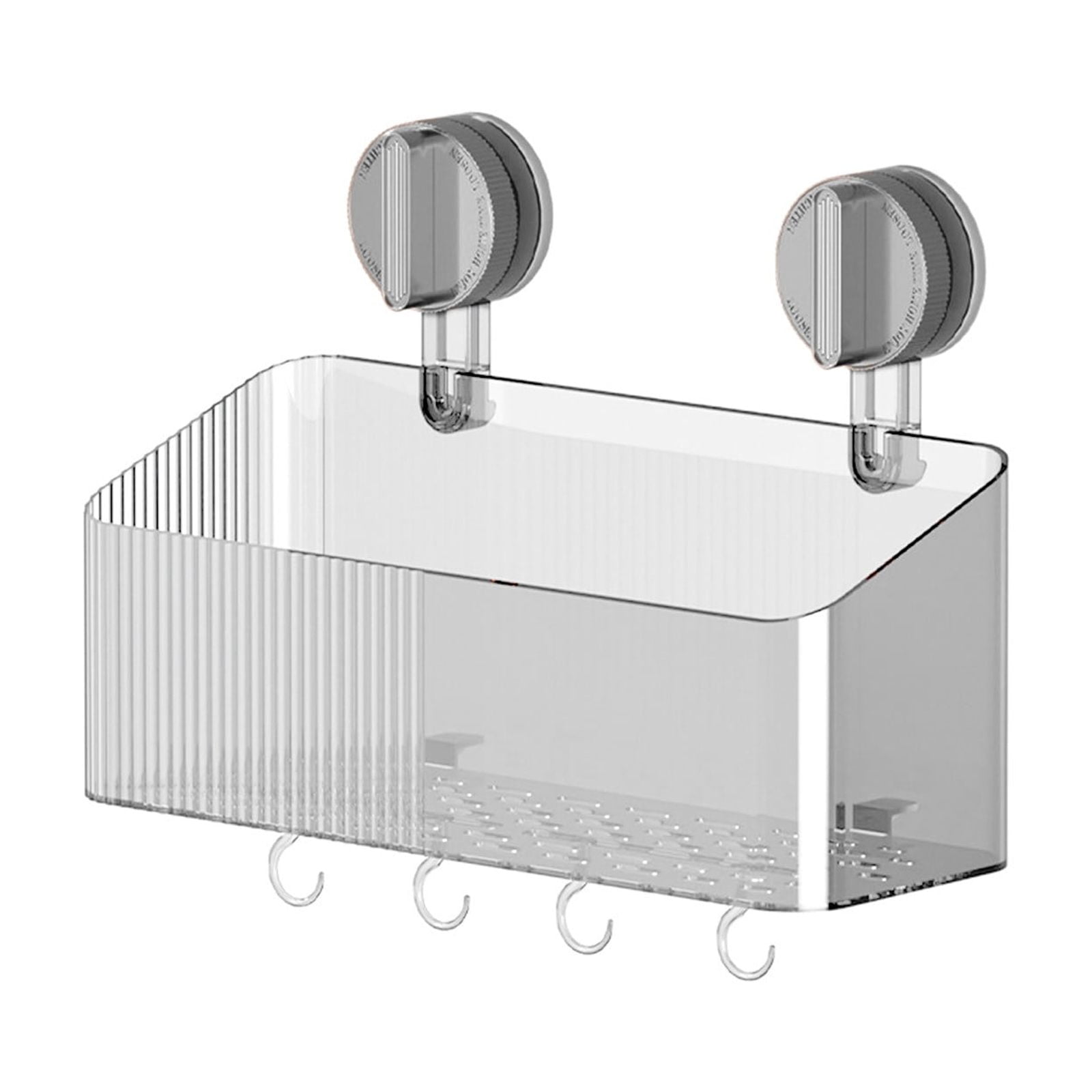 WNFJR Wall Suction Cup Storage Box Kitchen Bathroom Sink Wall Shelves ...