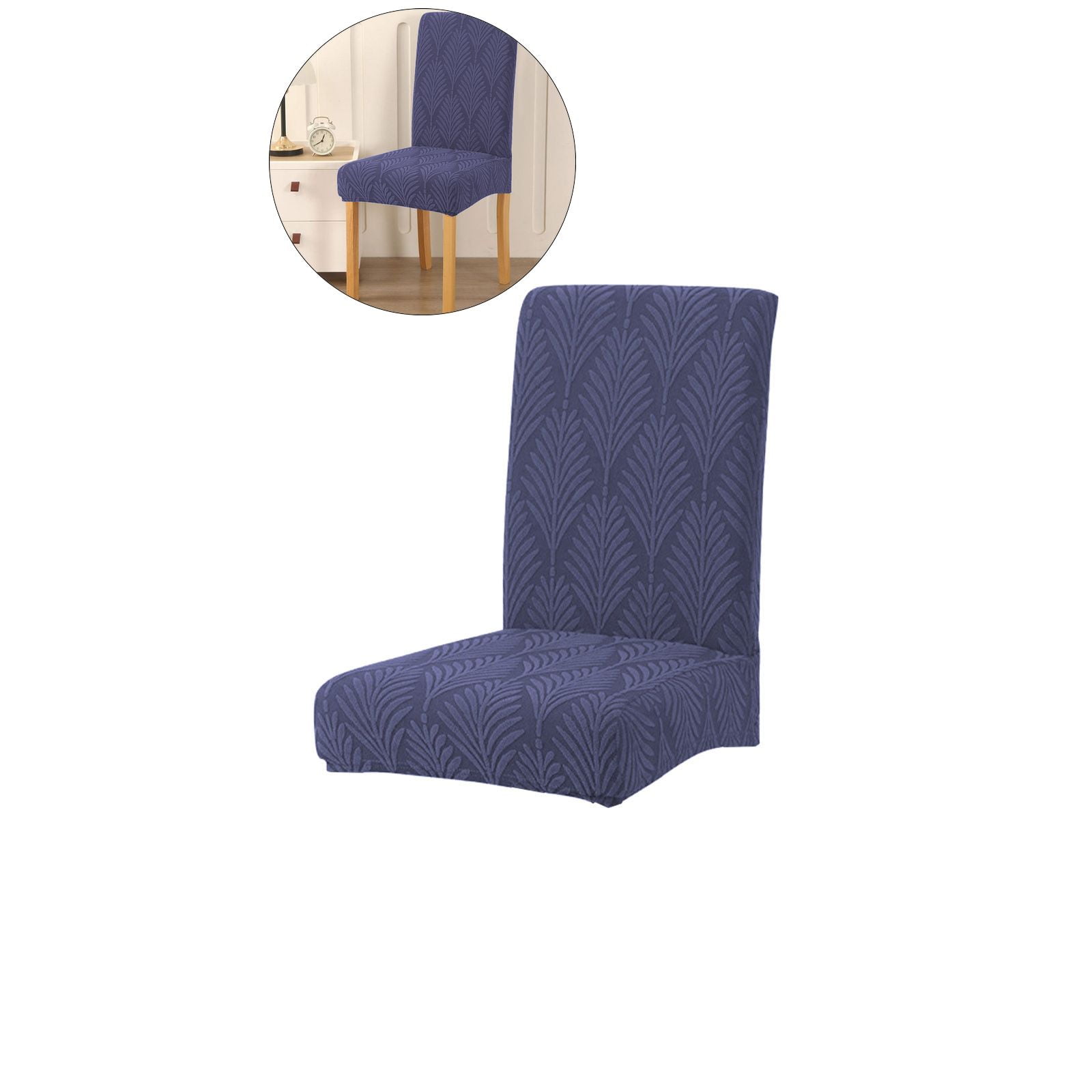 WNFJR Waterproof Chair Covers for Dining Room, Stretch Jacquard Dining ...