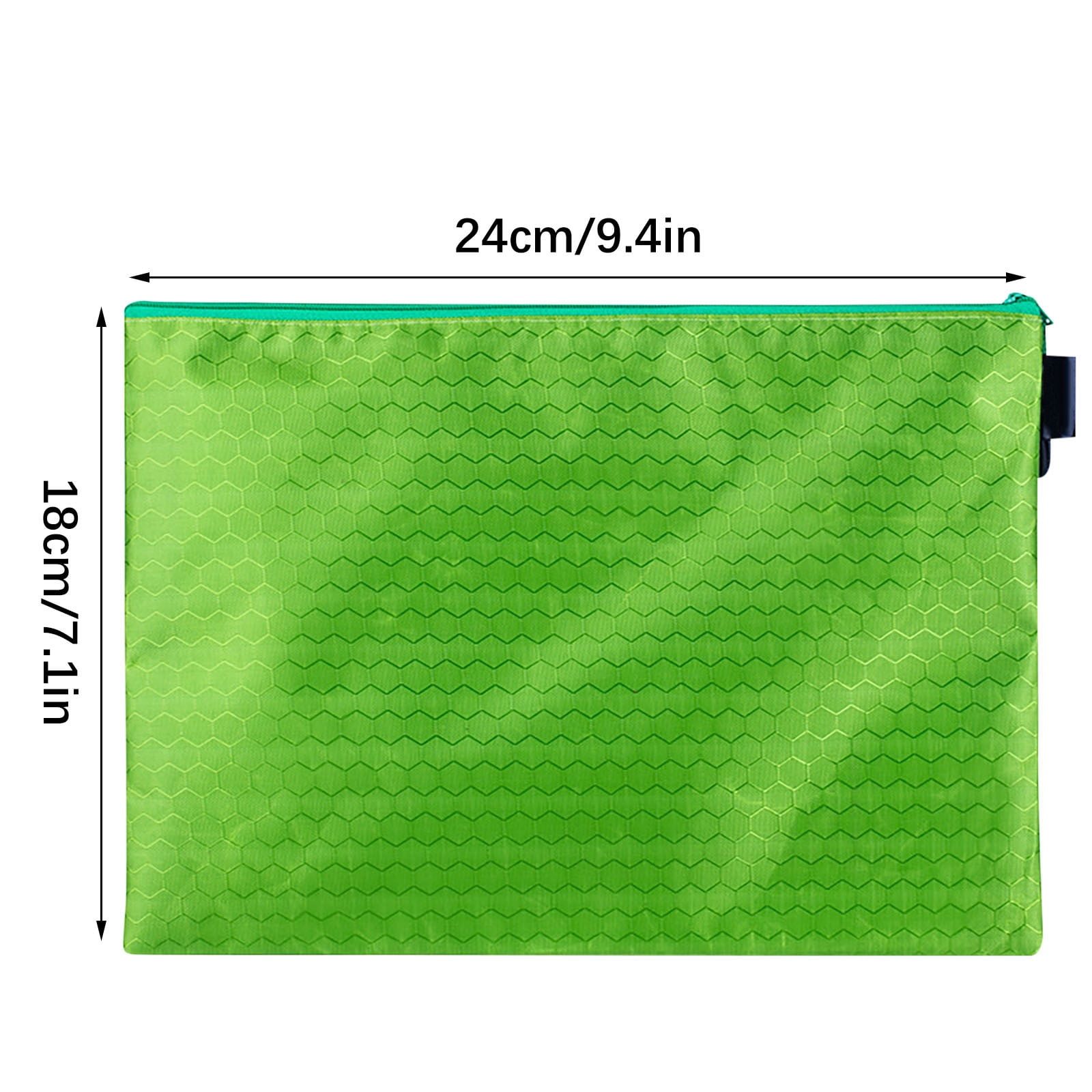 WNFJR Waterproof Zipper File Bags, A4 Size Document Pocket Storage ...