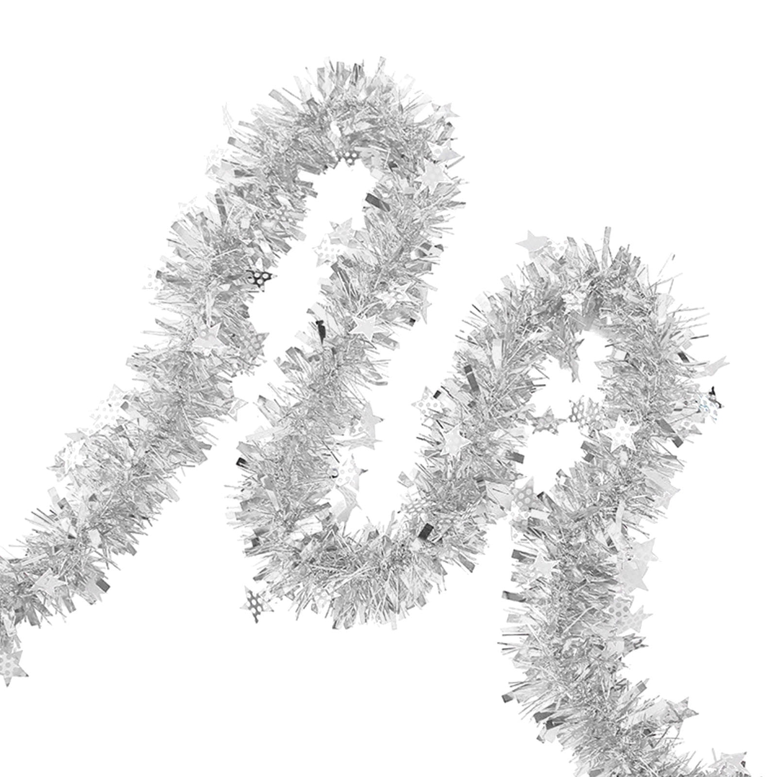 WNFJR Wedding Party Glitter Twist Tinsel Garland Decor Metallic Tinsel ...