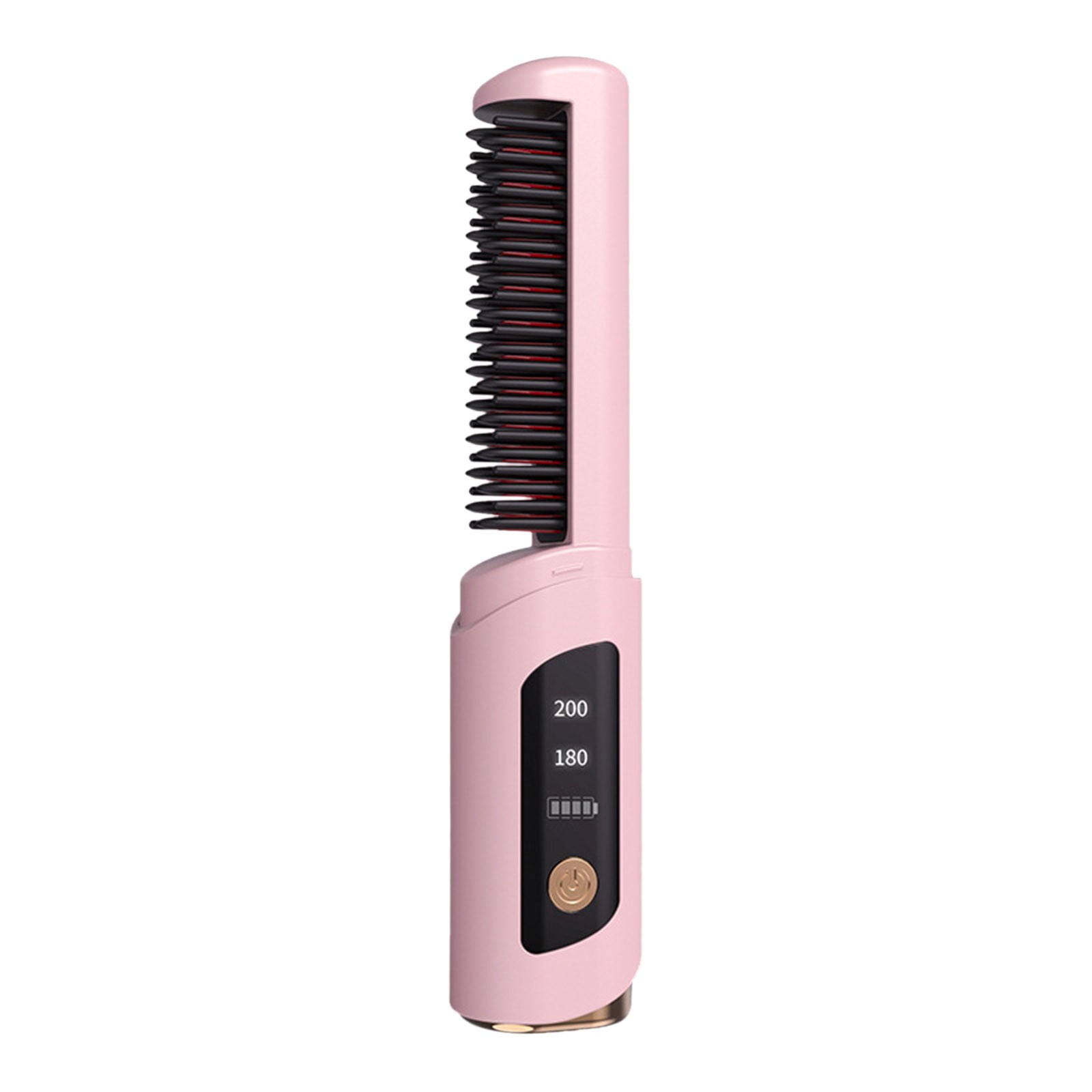 WNFJR Wireless Hair Straightening Comb, Portable Mini Curling Iron ...