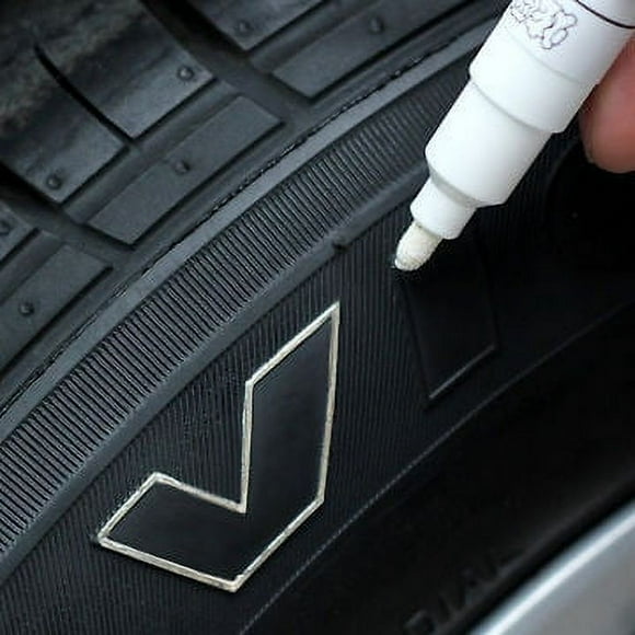 White Tire Marker