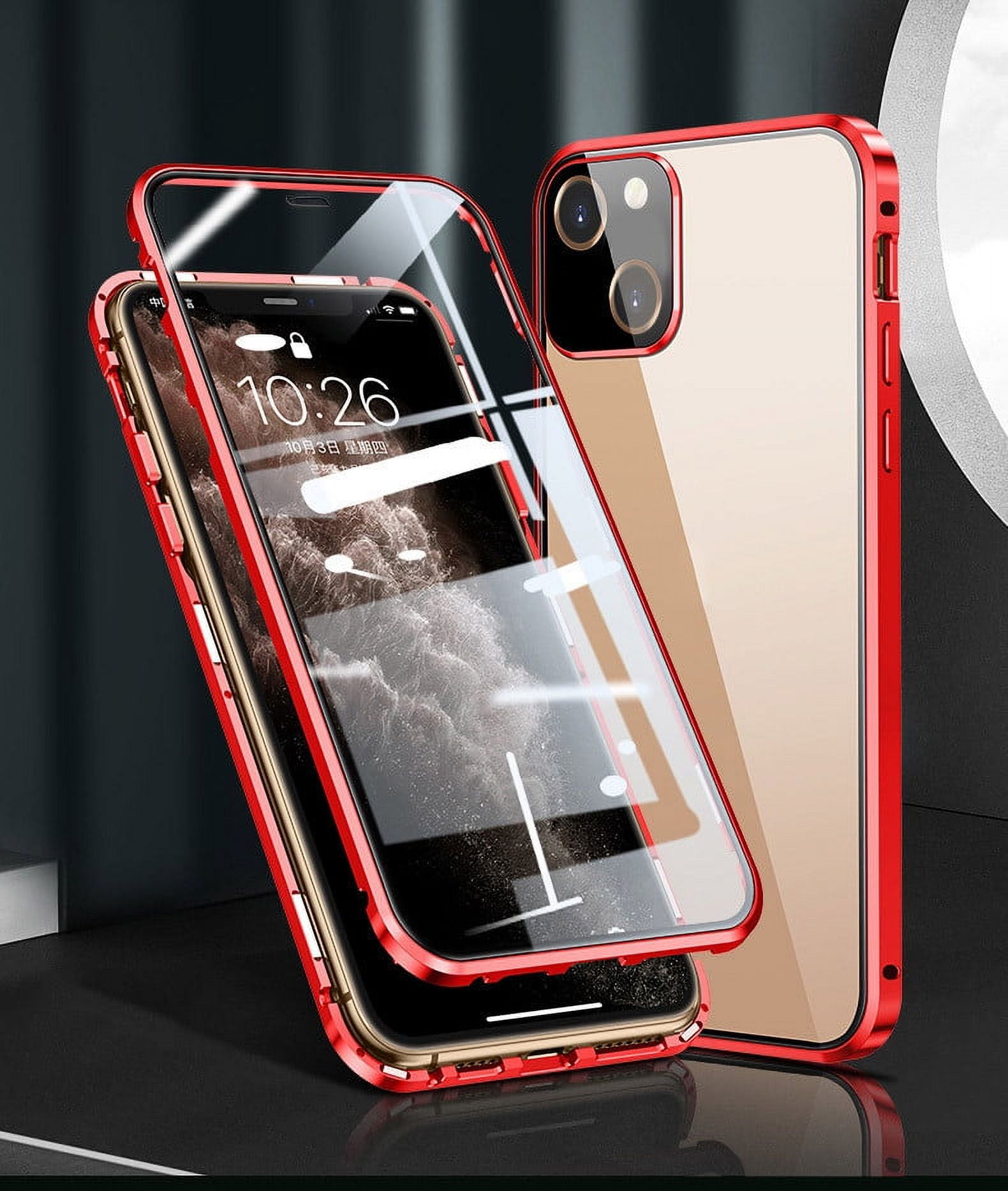 Wng 360° Full Body Case Clear Double Sided Tempered Glass