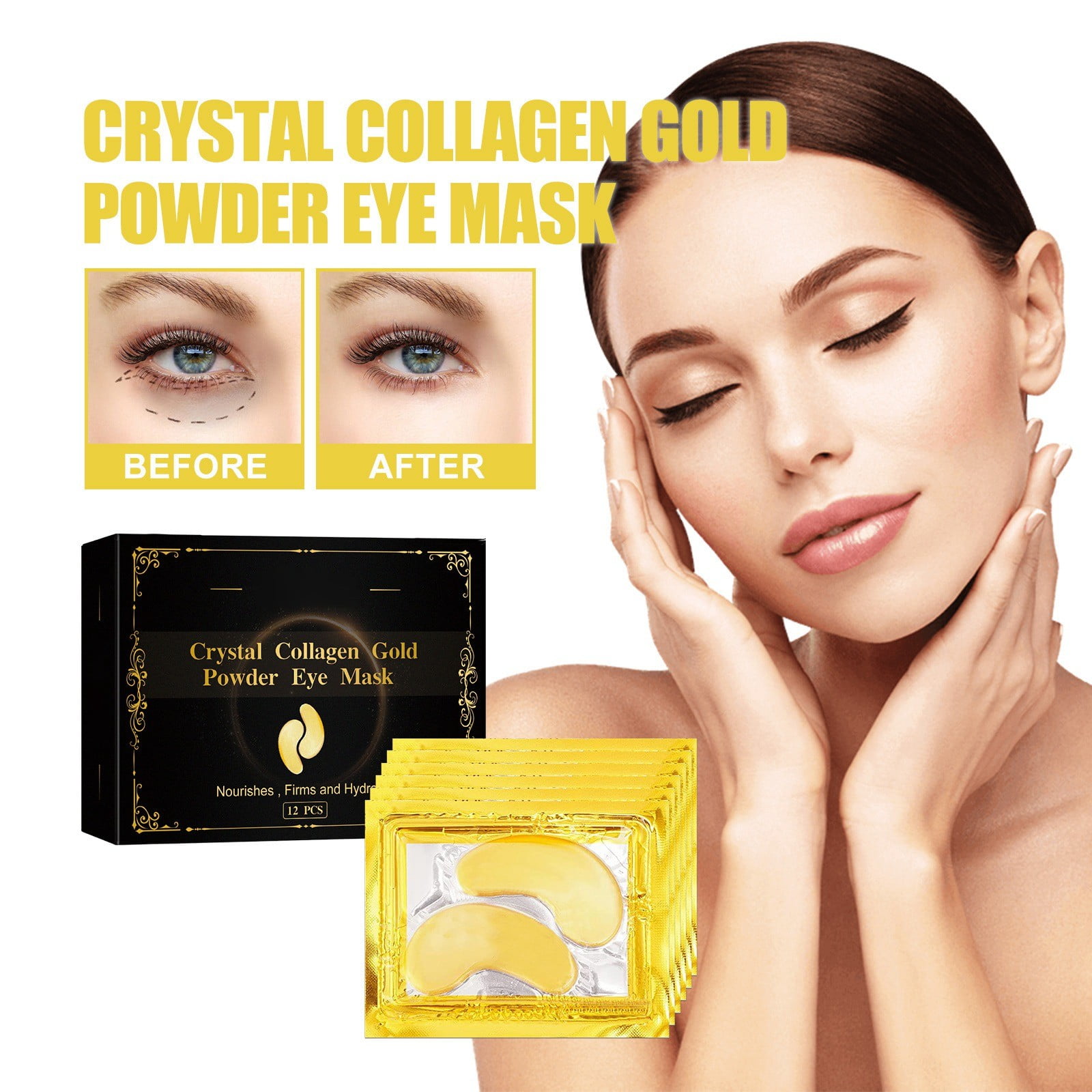 WNG Collagen Gold Eye Care Lifts Fine Lines Around The Eyes Fades Dark ... WNG Collagen Gold Eye Care Lifts Fine Lines Around The Eyes Fades Dark ...