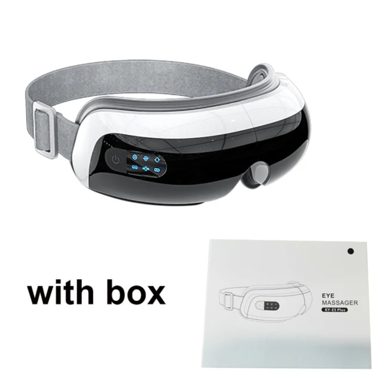 WNGHRON Eye Massager Vibration Hot Compress Air Bag Relief Fatigue ...