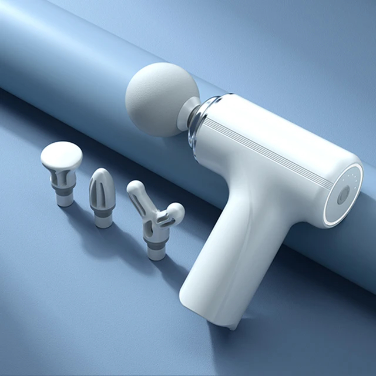 WNGHRON Mini Massage Gun Rechargeable Wireless Muscle Relaxation With 4 ...