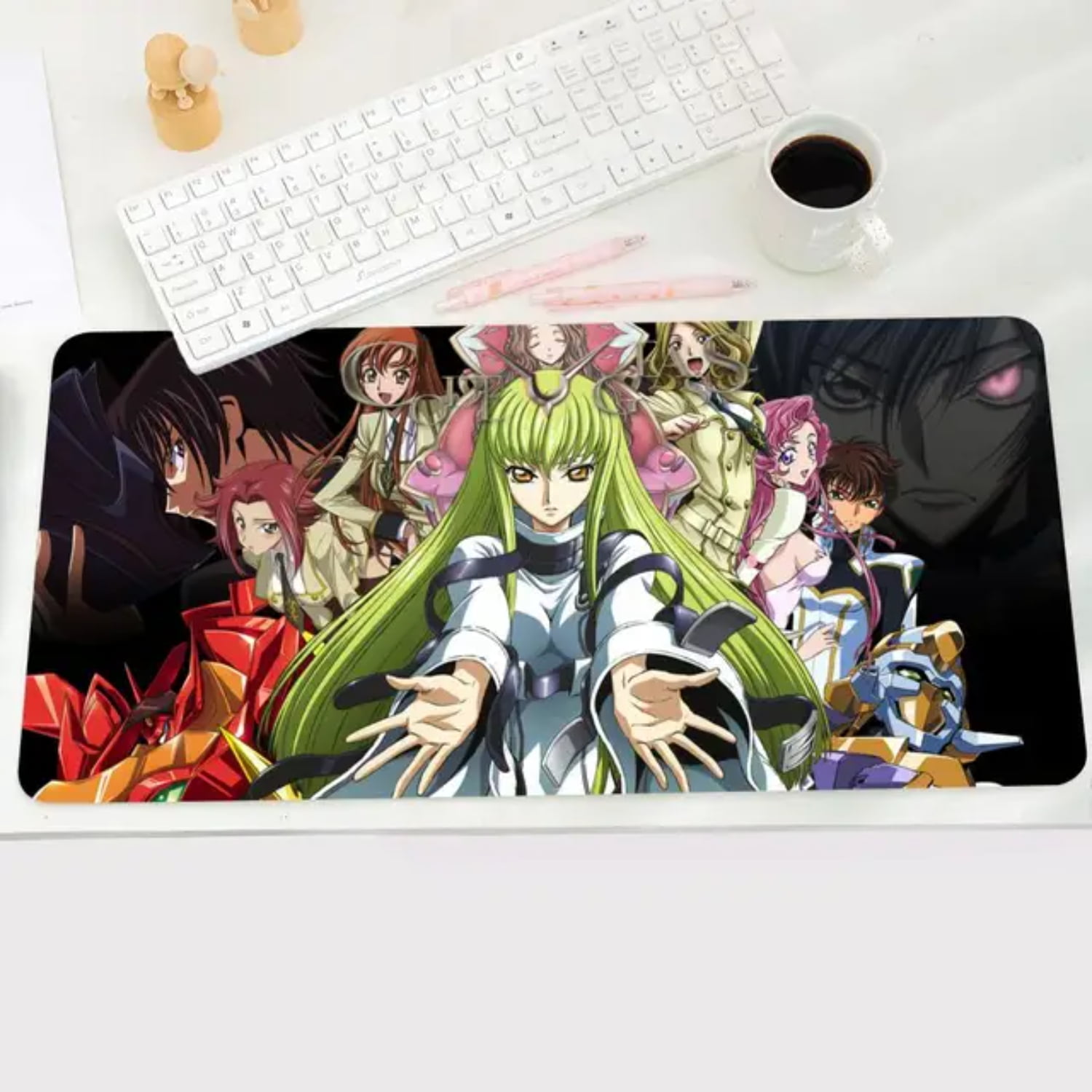 WNGMJN Fashion Code Geass Big Mouse Pad Large Anime Desk Mat Luxury ...