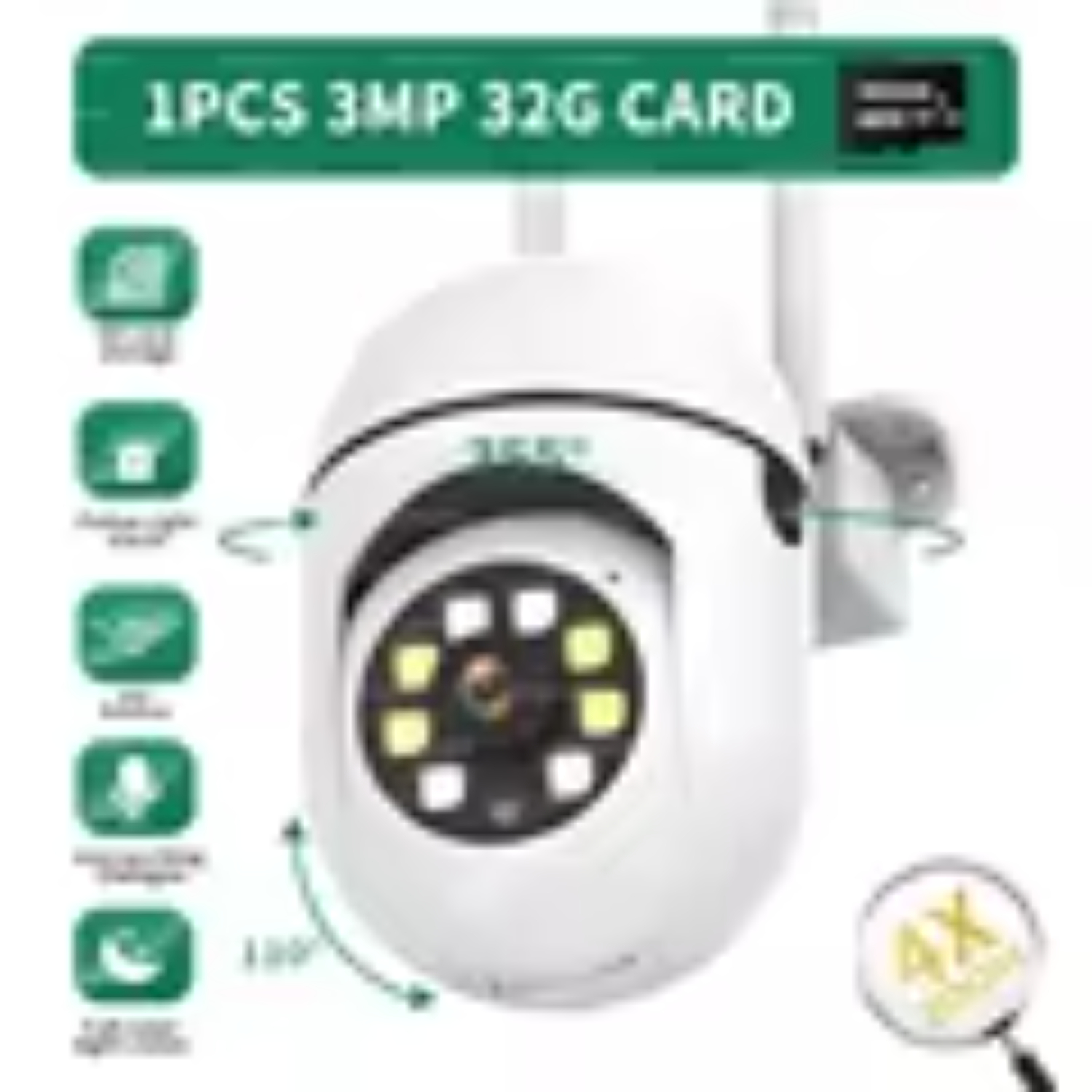 WNGNNG High Quality 3MP Outdoor Wifi IP Cameras with Human Detection ...