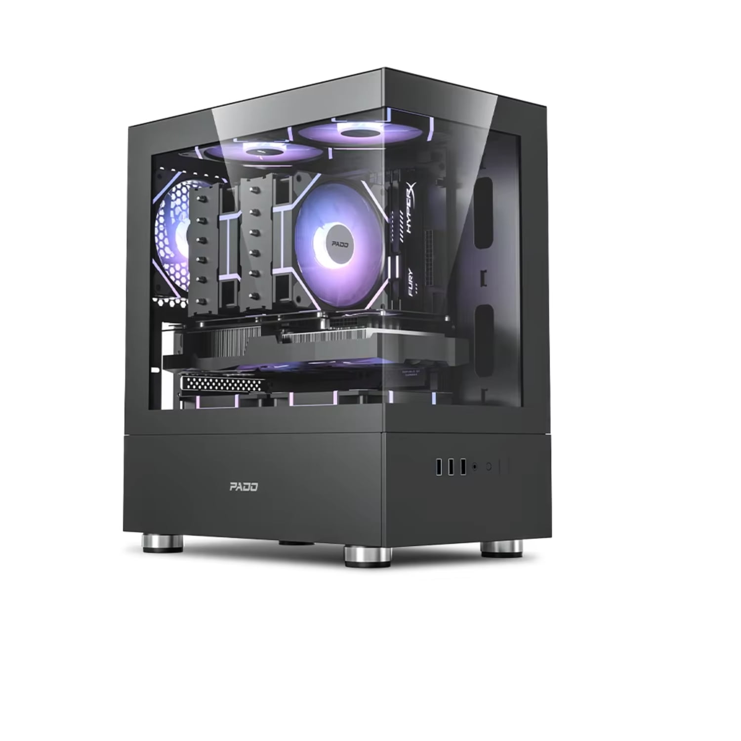 WNGNNG Small Sleek Mini ATX Desktop Computer Main Chassis With Stunning ...