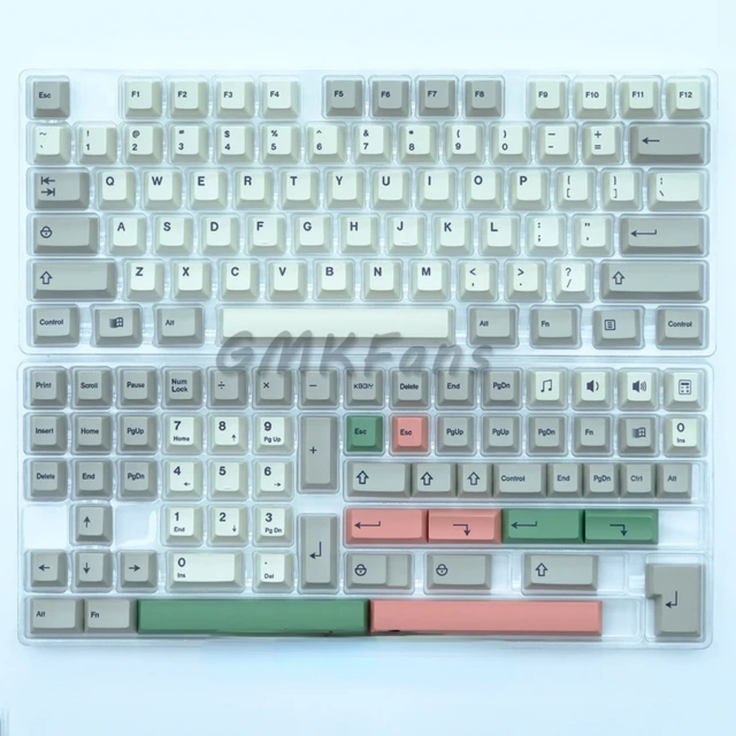 WNGPNG GMK 9009 Retro Cherry Profile PBT ISO Keycaps Set for Mechanical ...