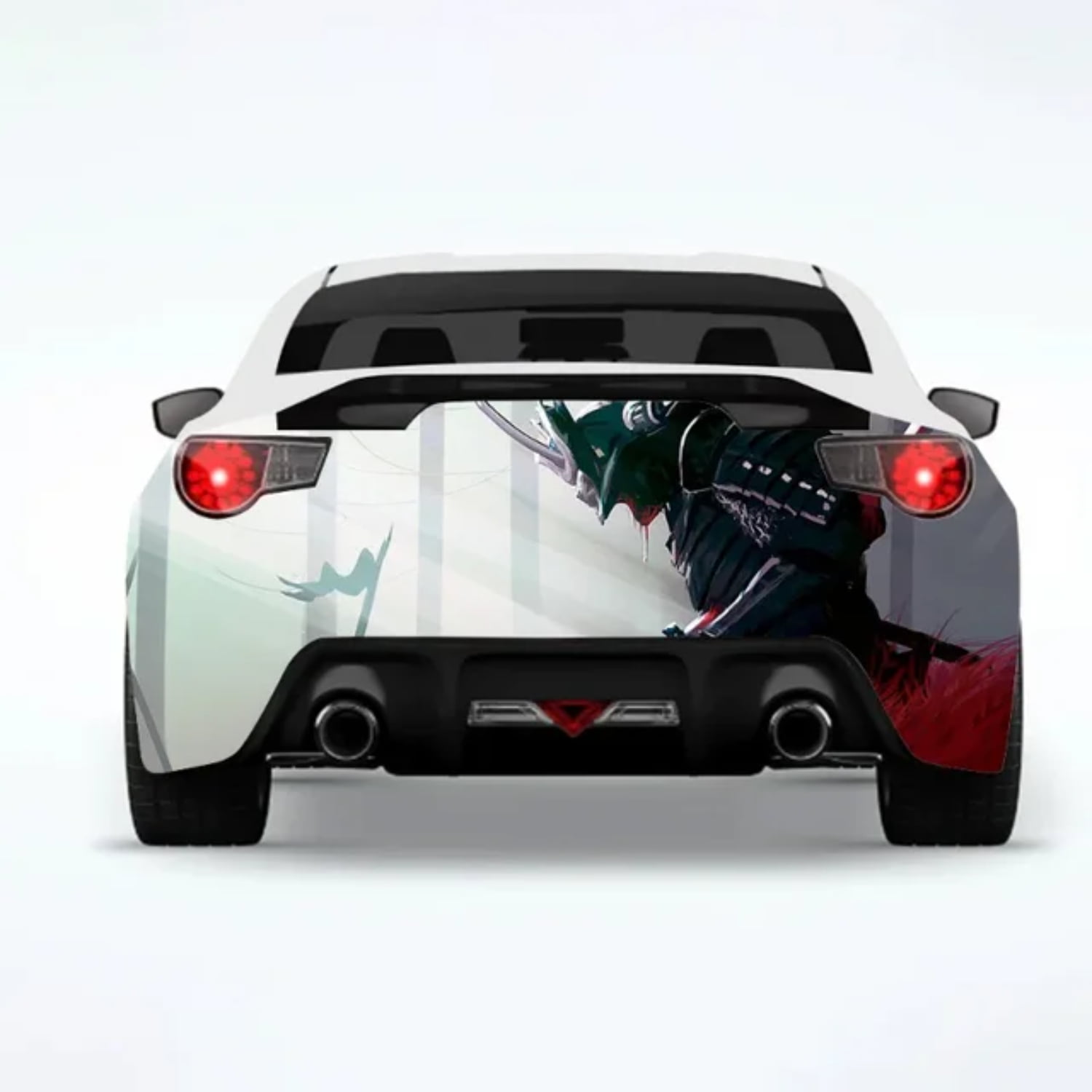 WNGPNG Japanese Samurai Itasha Car Wrap Rear Car Stickers The Car Decal ...