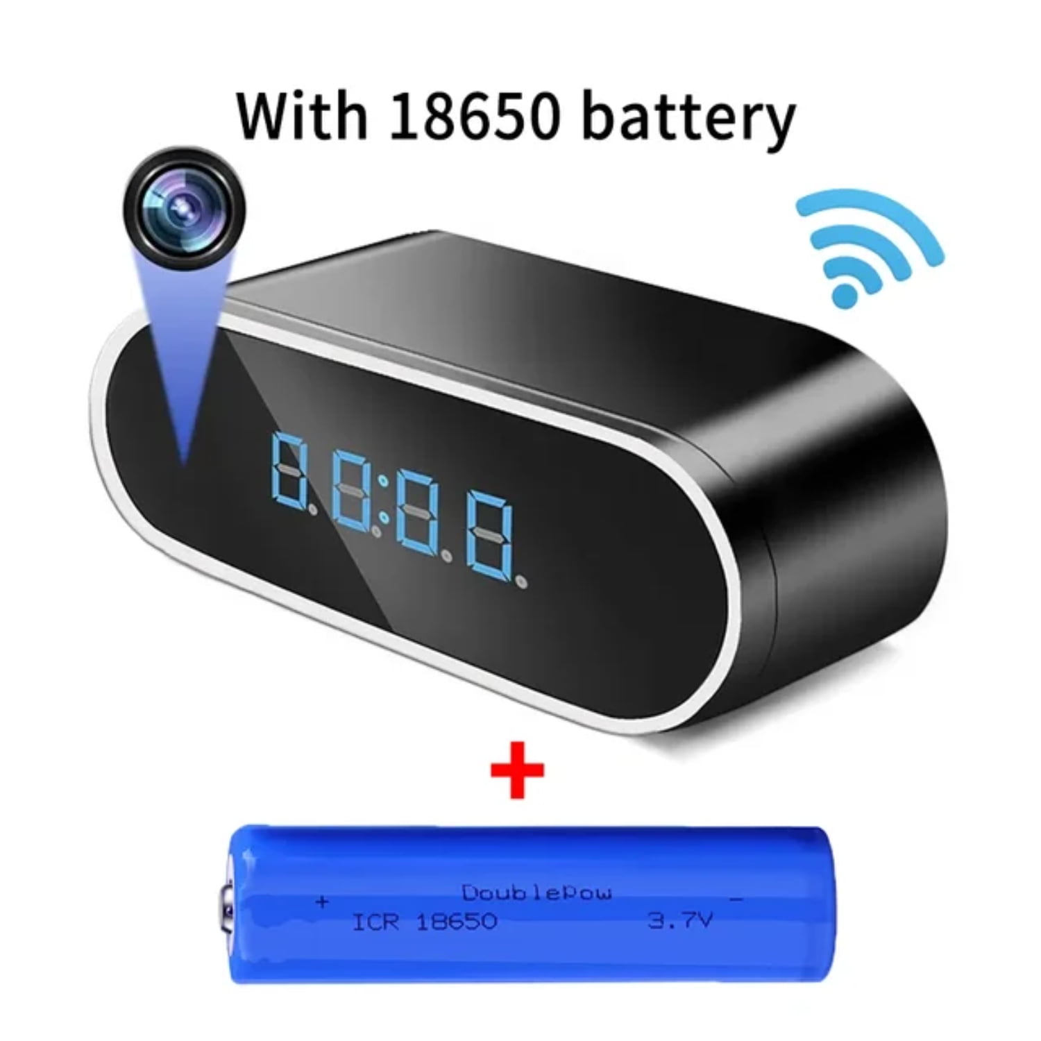 WNGPNG Mini Camera Clock Full HD 1080P Wireless Wifi Control IR Night ...
