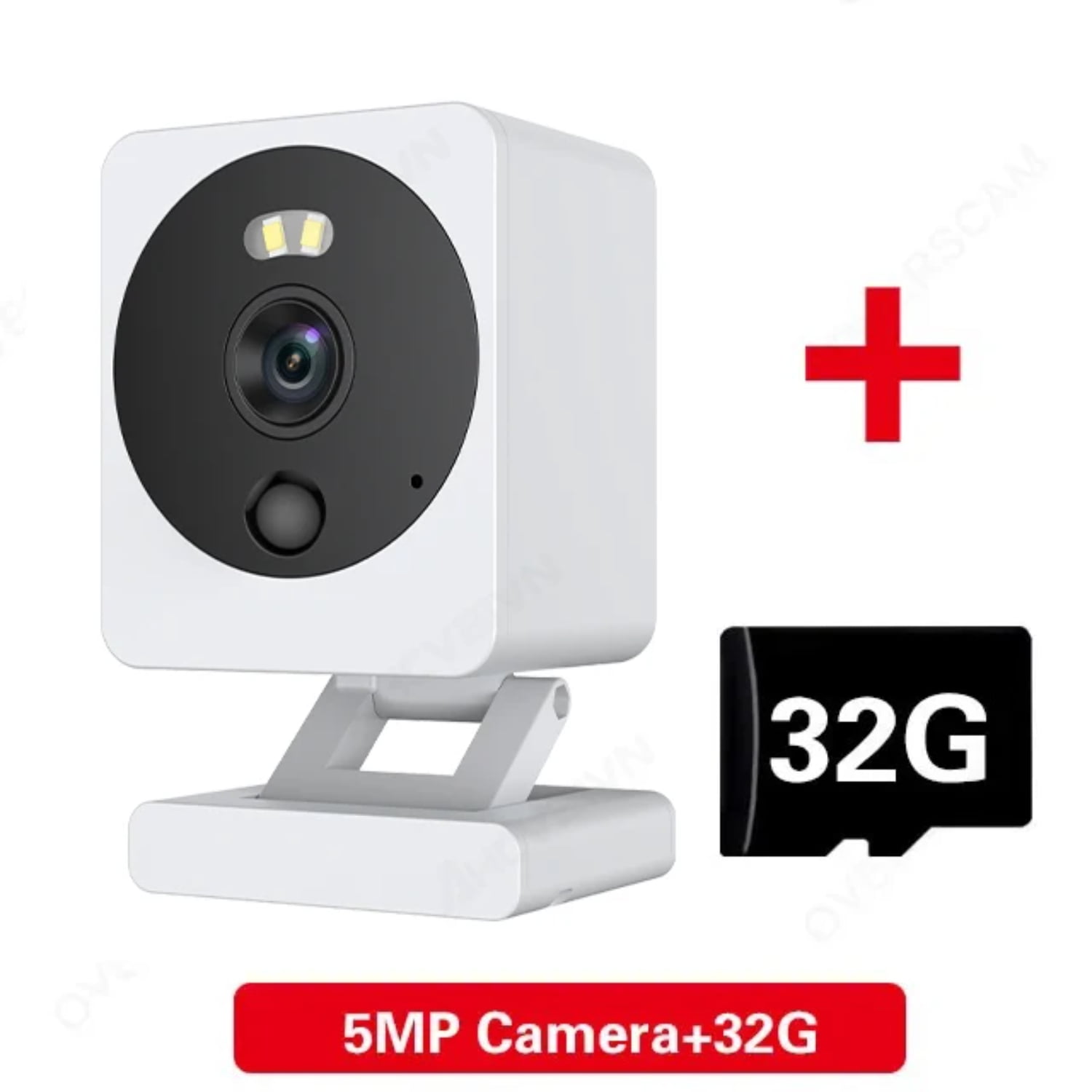 WNGPNG Outdoor Mini Camera Wireless WIFI 5MP Full Color Night Vision IP ...