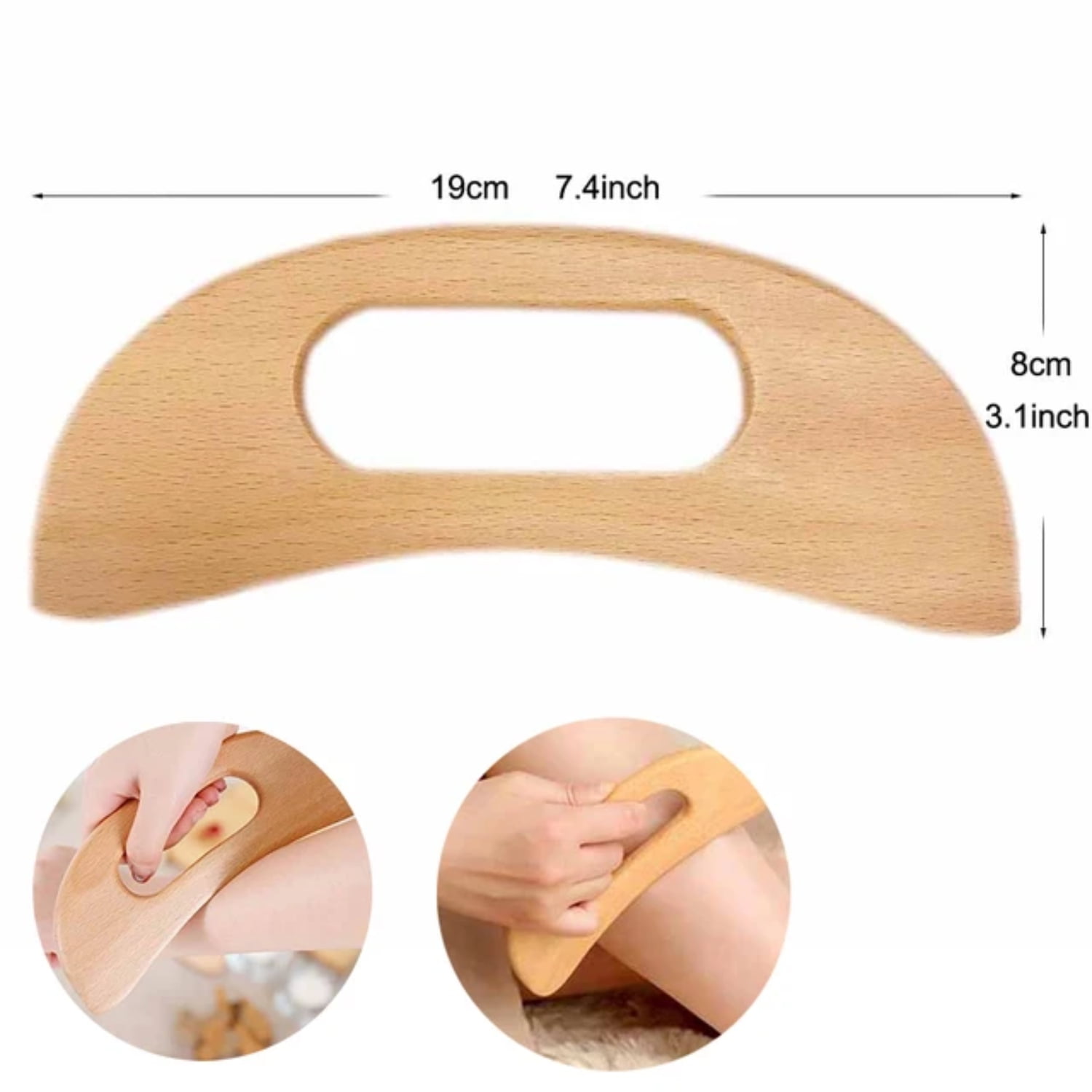 Wngsha Fragrant Wood Body Massage Tool Foot Reflexology Acupuncturethai
