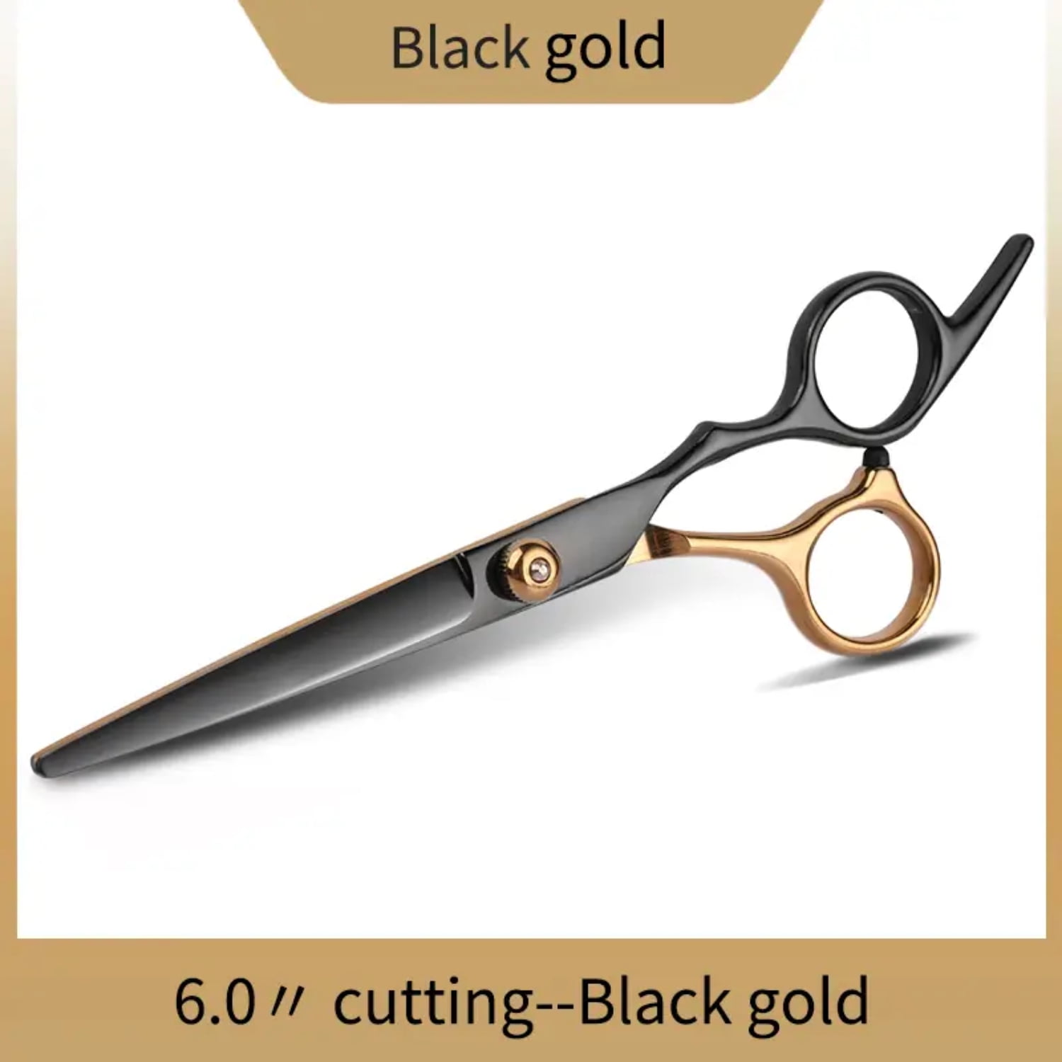 WNGSHA Golden Black Stainless Steel Professional Home Barber/Salon Hair ...