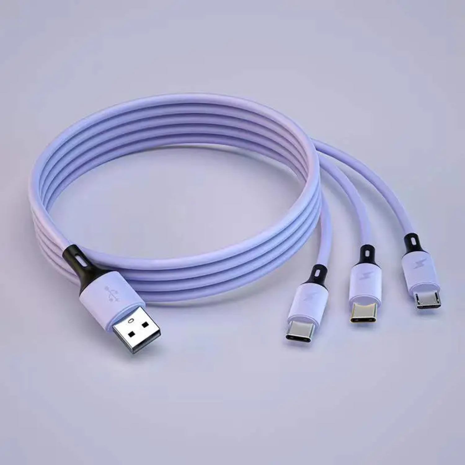 WNGSHA data line Liquid Silicone Three In One Data Cable Manufacturers ...