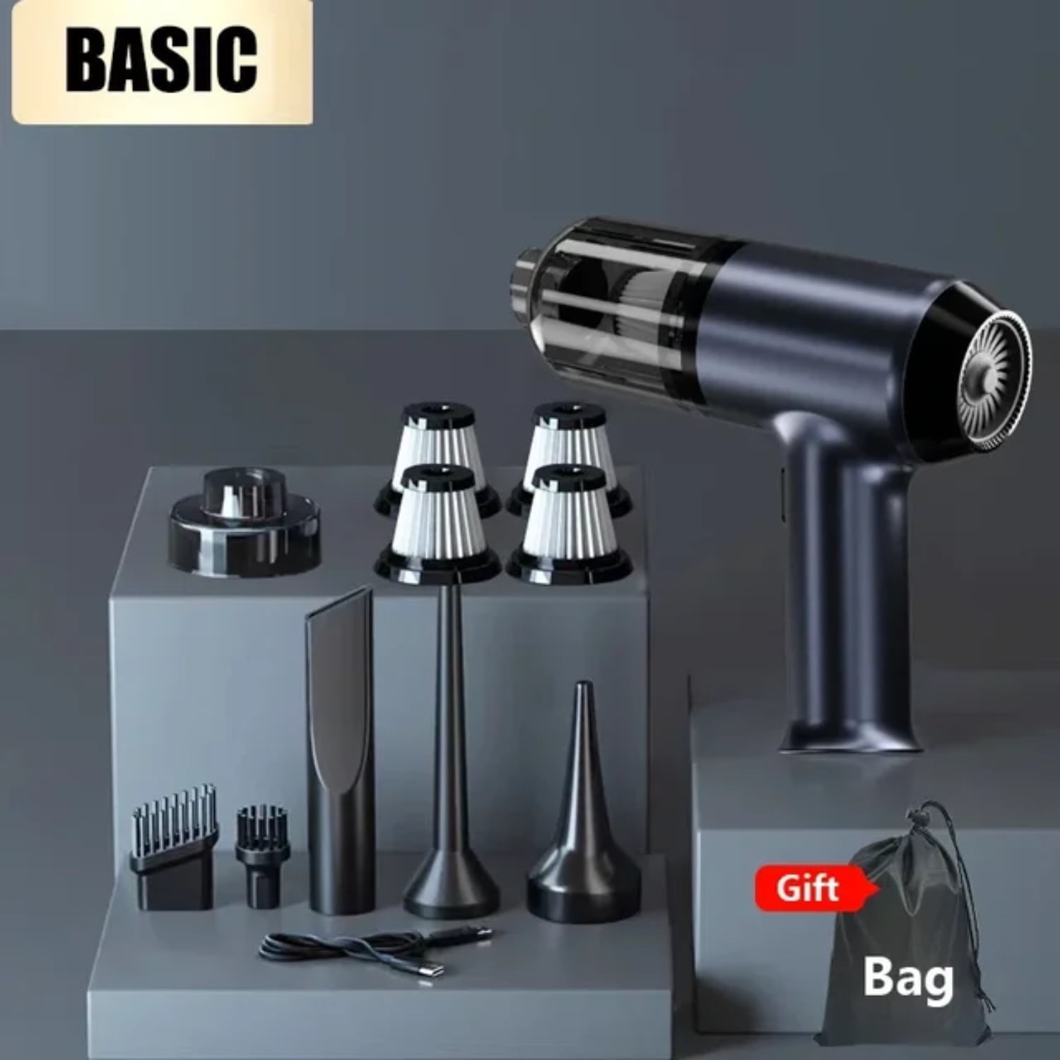 WNGZQN Effortlessly tidy up your vehicle with ease using this highly efficient compact and ...