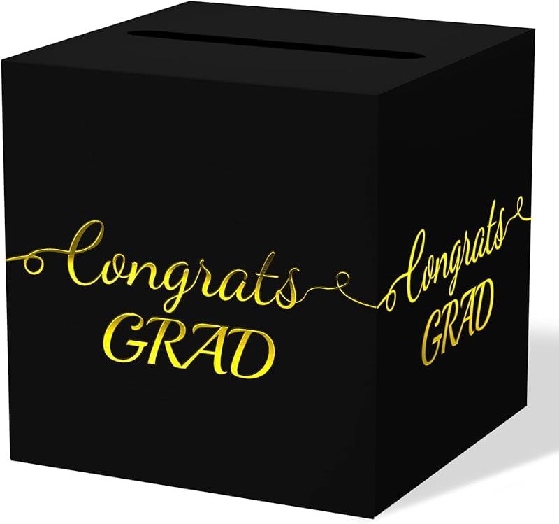 WNINK Graduation Card Box, 2025 Graduation Party Decorations, Foldable ...