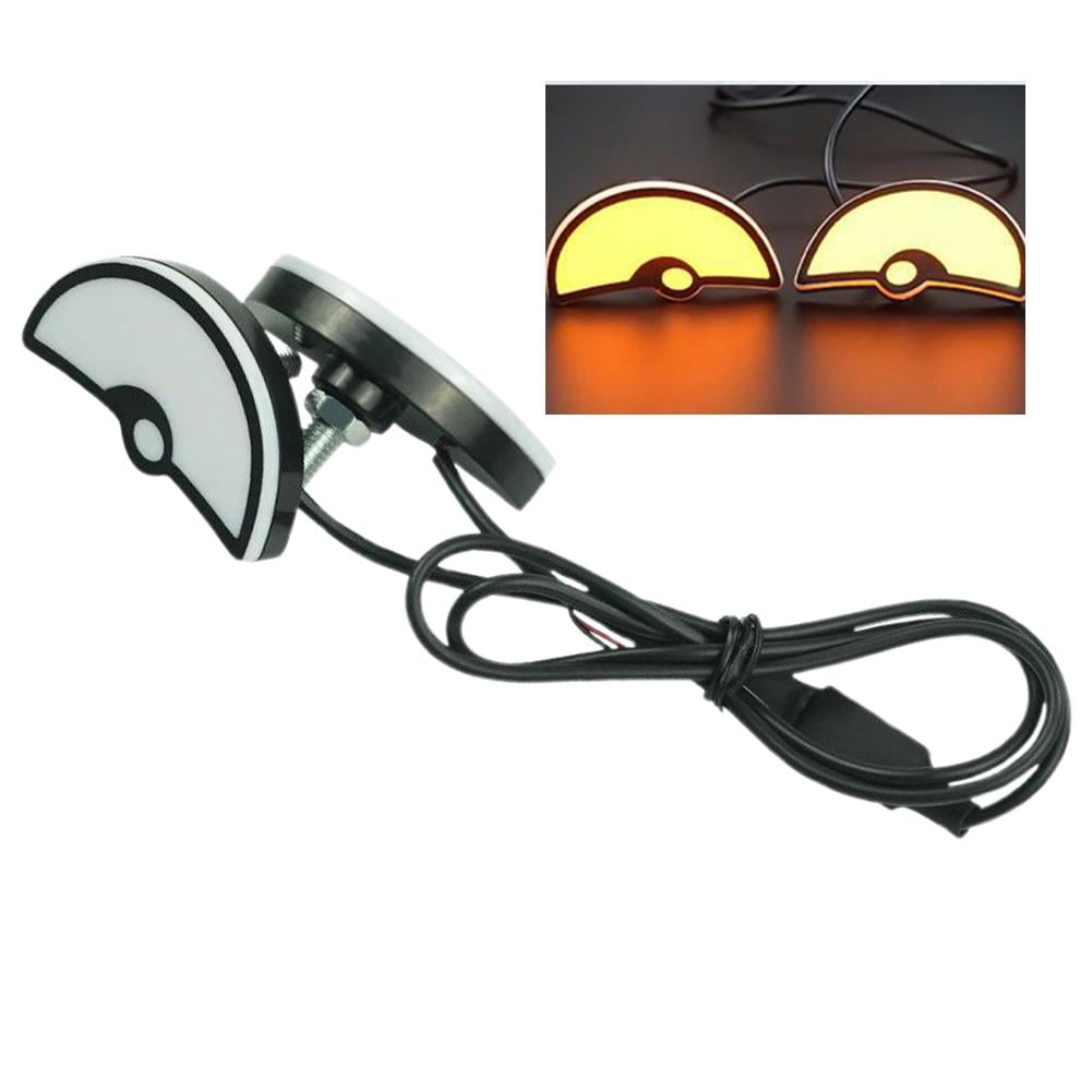 WNPXQNT Universal Motorcycle LED Demon Eye Light,USB Devil Eyes ...