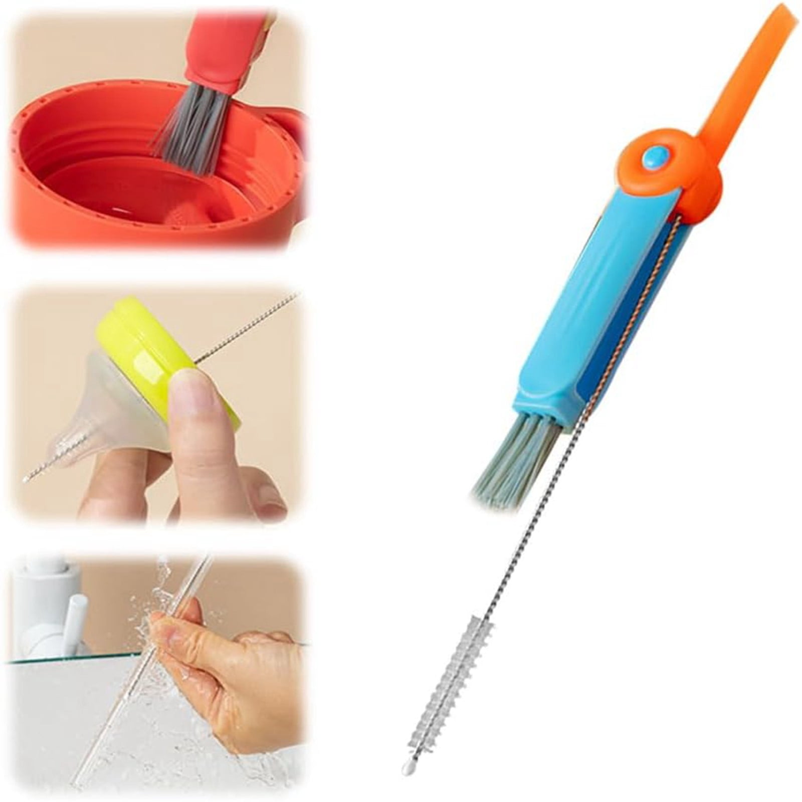 WNVMWI Cup Lid Cleaning Brush Upgrade Straw Cleaning Brush Set Cup Lid ...
