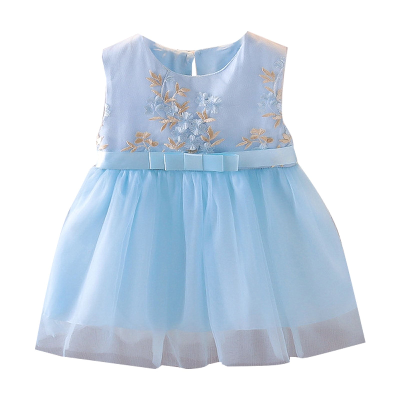 WNVMWI Girls Dresses Toddler Floral Dress Summer Dresses for Girls ...