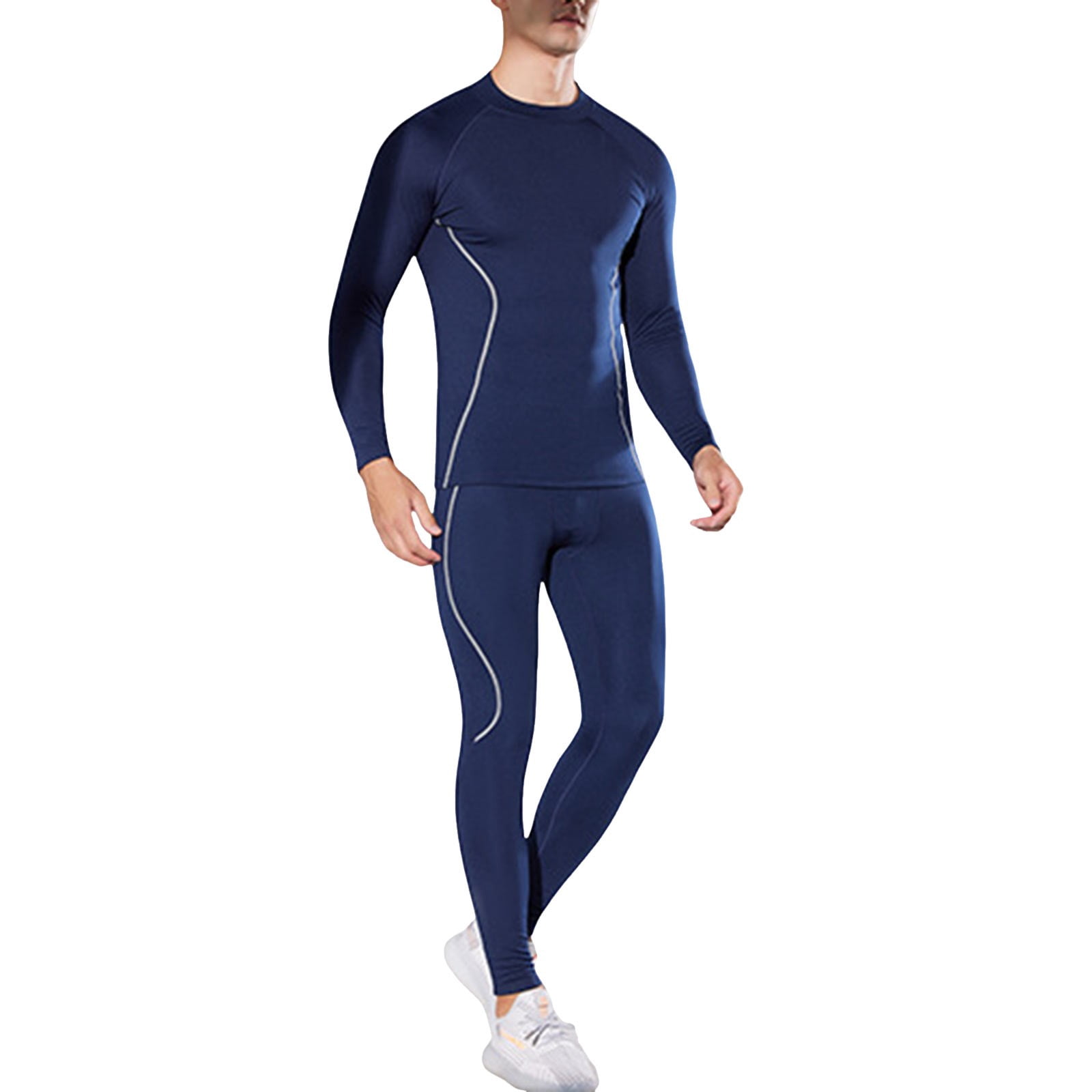 WNVMWI Men's Workout Clothes Gym Shirt Set Basketball Football Exercise ...