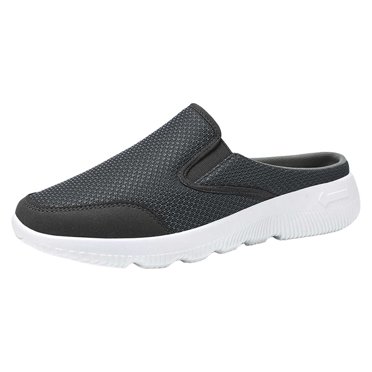 Slack Men's Slip on Slippers with Durable Nonslip Rubber Sole for ...