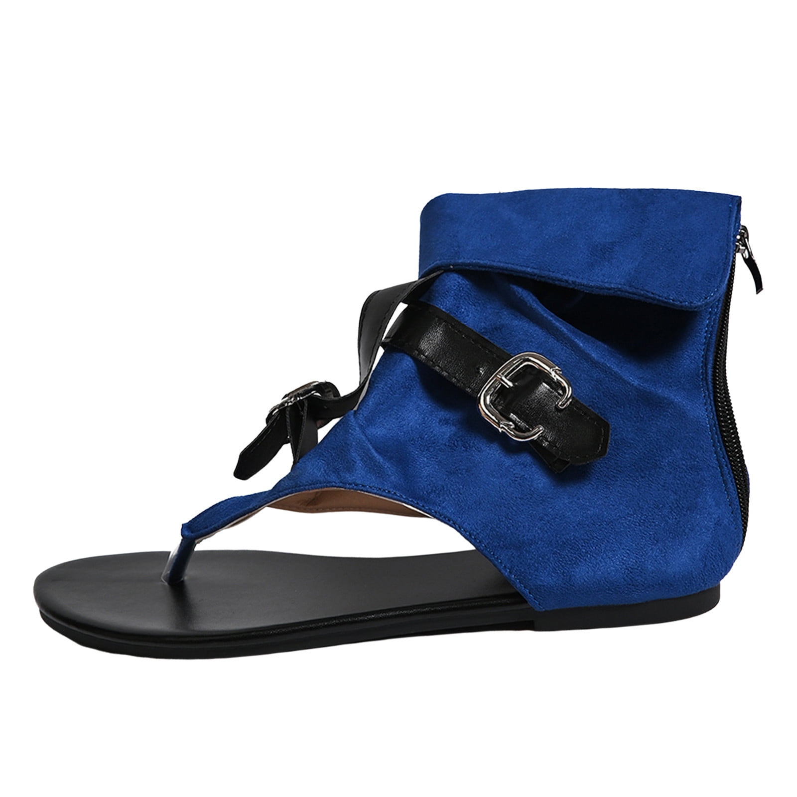 WNVMWI Sandals Women Beach Sandals for Women Blue Shoes Slippers Flip ...