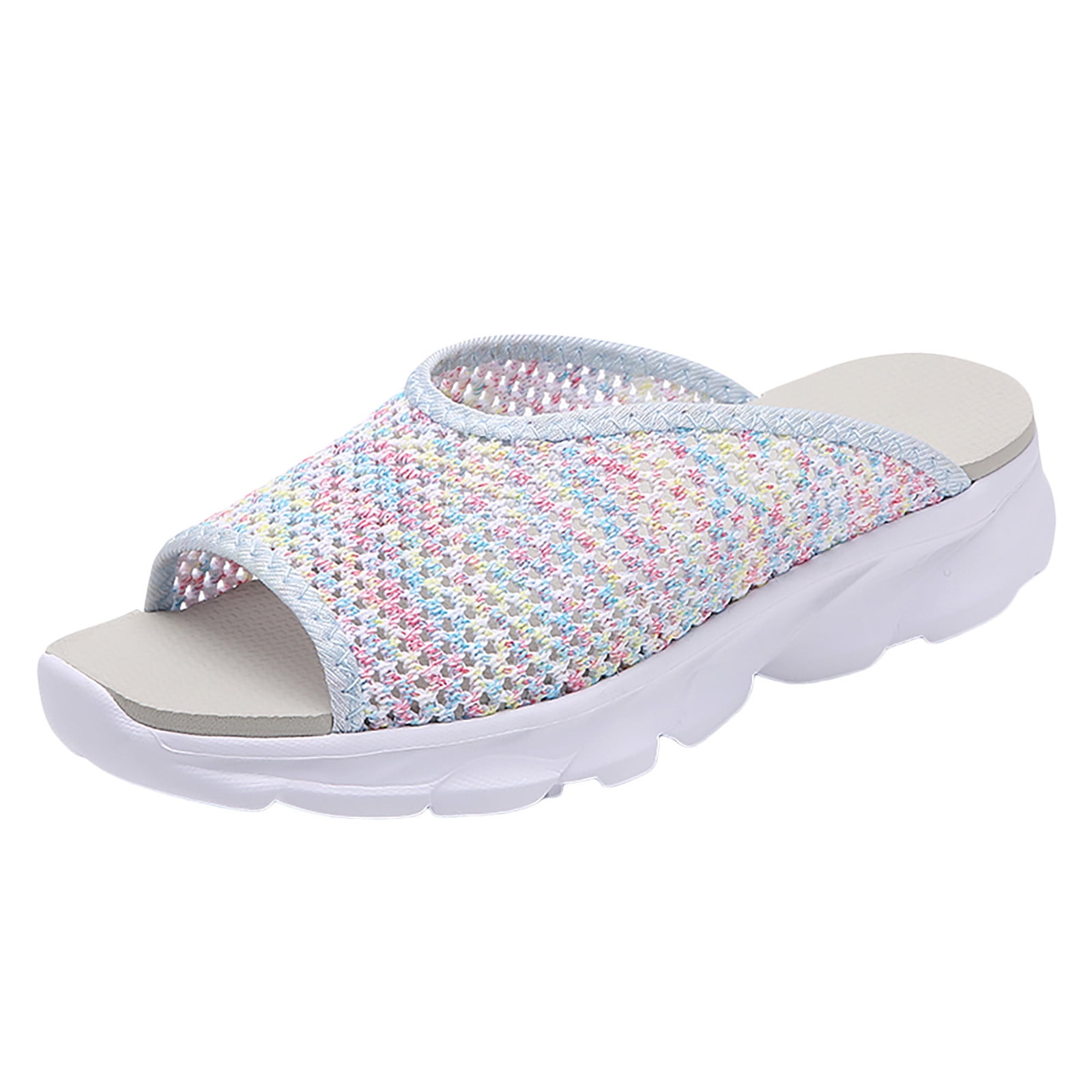 WNVMWI Sandals Women Crochet Sandals for Women Beach Shoes Slippers ...