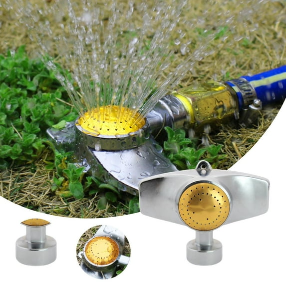 WNVMWI Small Sprinklers for Yard Metal Water Sprinkler 360° Rotation ...