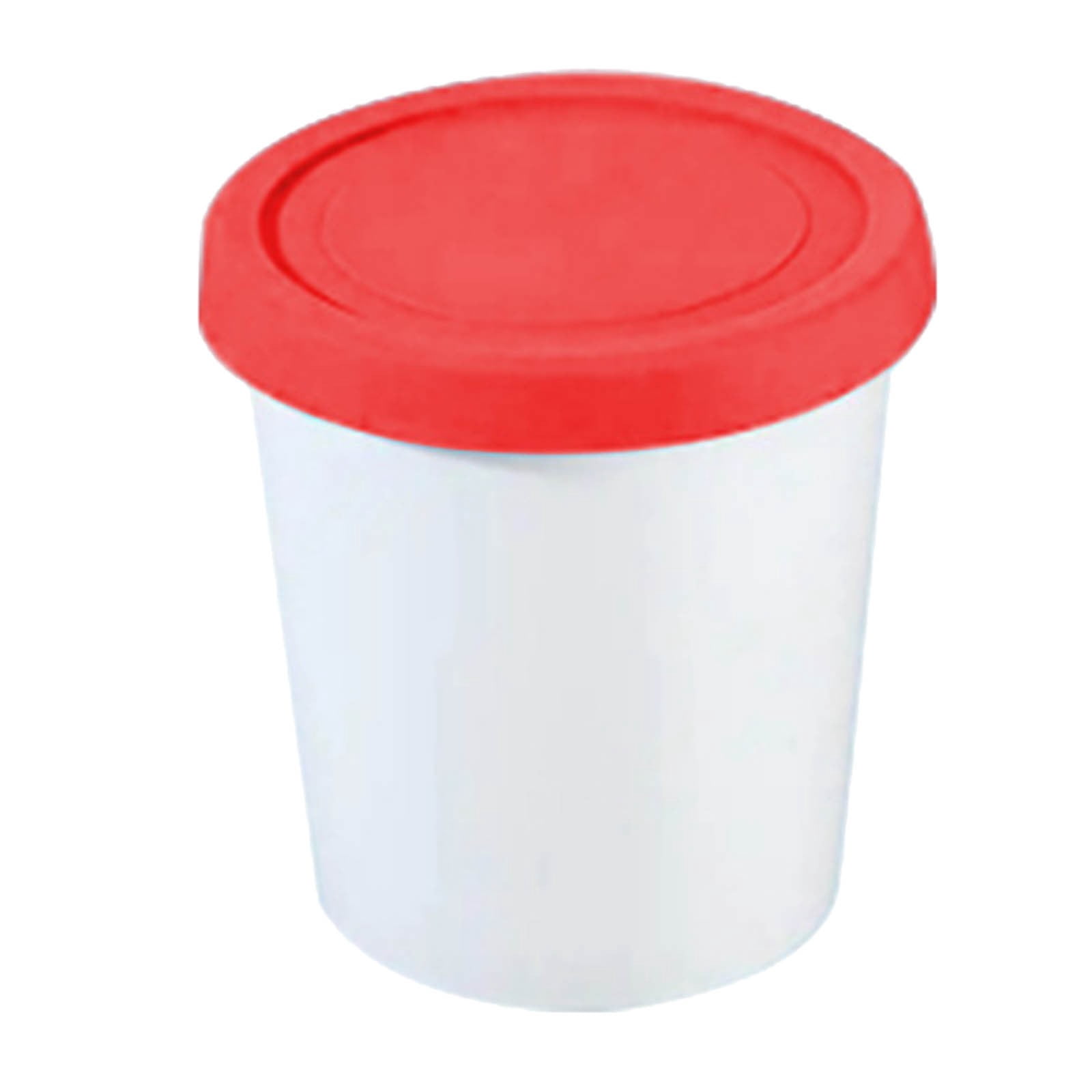 WNVMWI Storage Bins Round Ice Cup Silicone Lid Sealed Bucket Ice ...