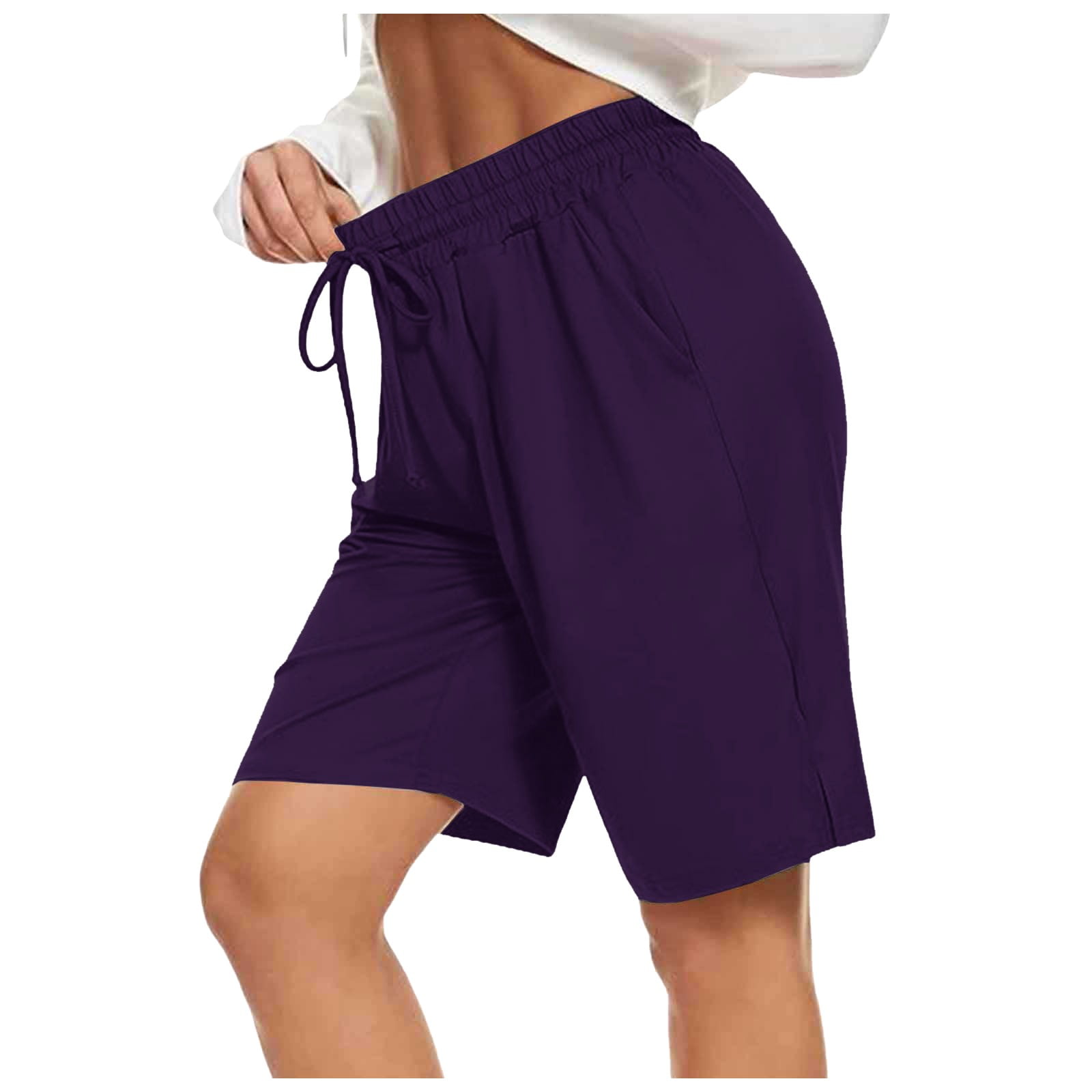 WNVMWI Womens Shorts Biker Shorts for Women Short Womens Casual Running ...