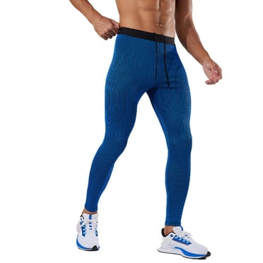 LANBAOSI Men's Compression Pants, Workout Athletic Gym Leggings with ...