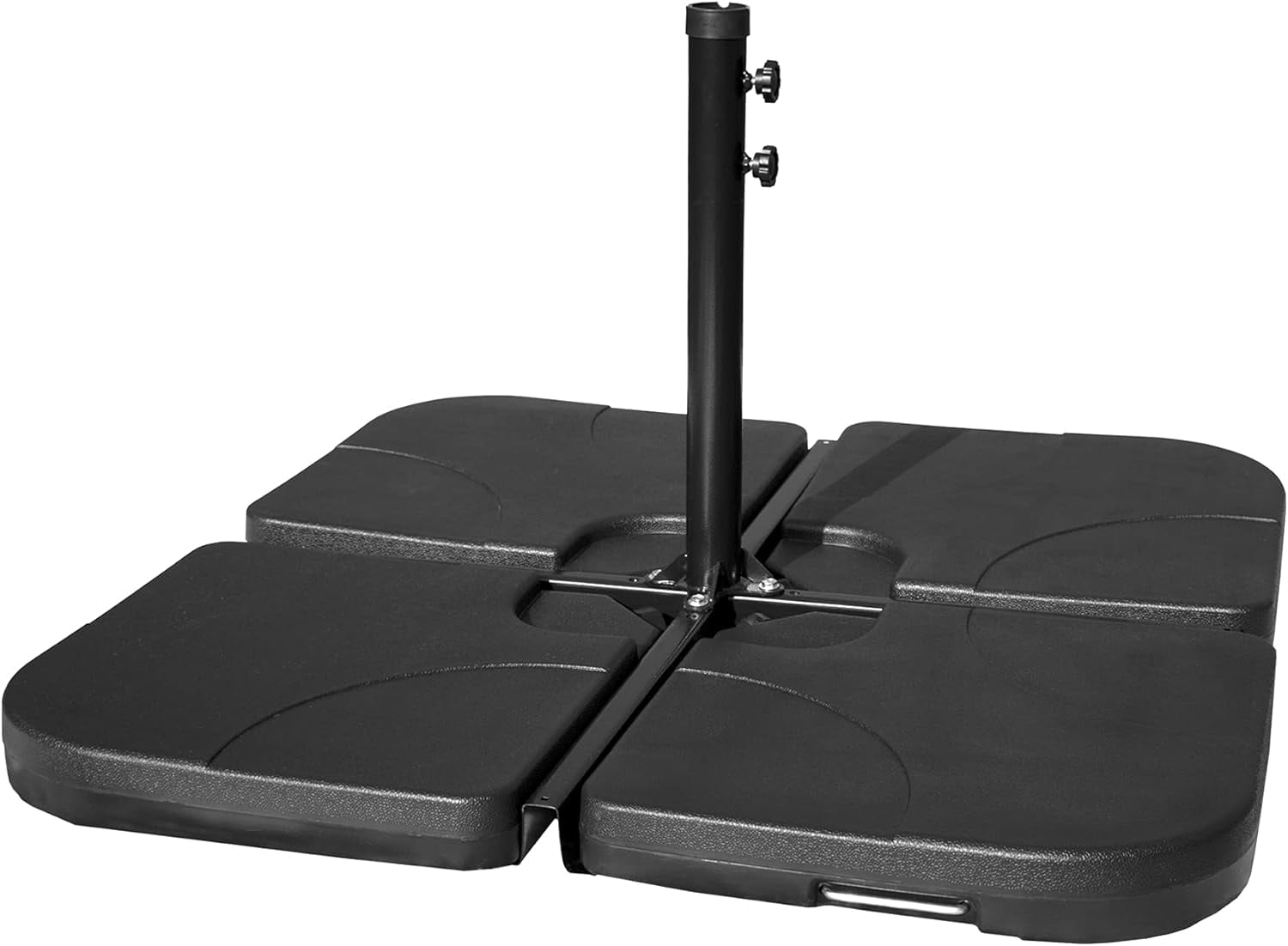 WO Home Furniture Patio Umbrella Base Kit 5 PCS Set Universal Cross ...