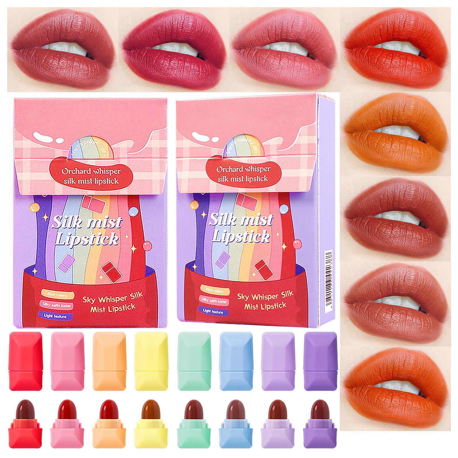 WOAHU Candy Lipstick Set Women 8 Colors Long Lasting Lipstick Gift Box ...