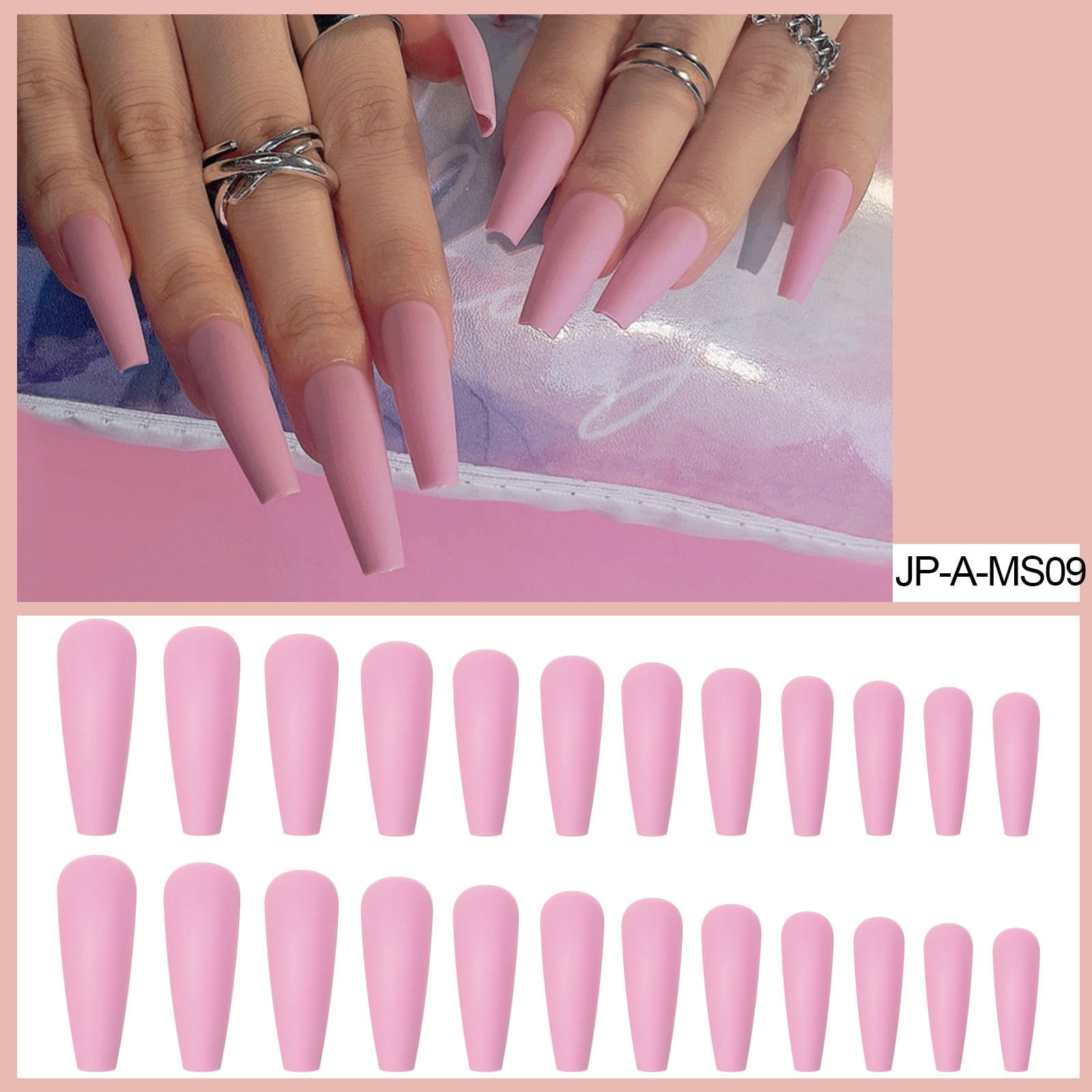 Woahu Womens Fashion Mothers Day Ts False Nail Patch Super Long
