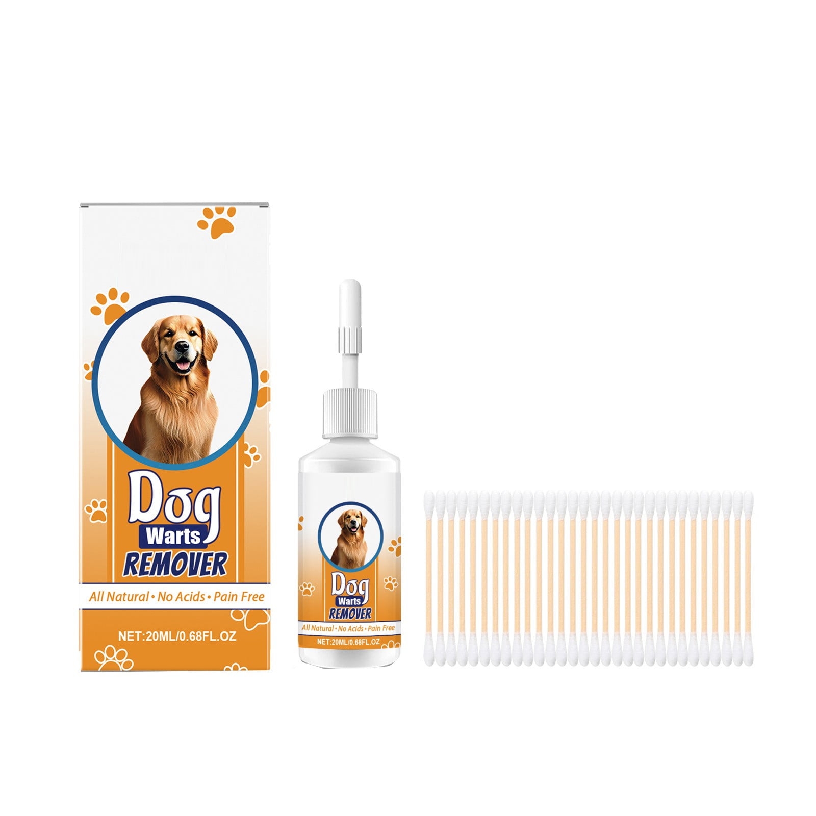WOAMG Pet Verruca Solution Pet Dog Skin Label Clean Meat Kermit Verruca ...