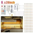 WOBANE Under Cabinet LED Lighting kit, 6 PCS LED Strip Lights with ...