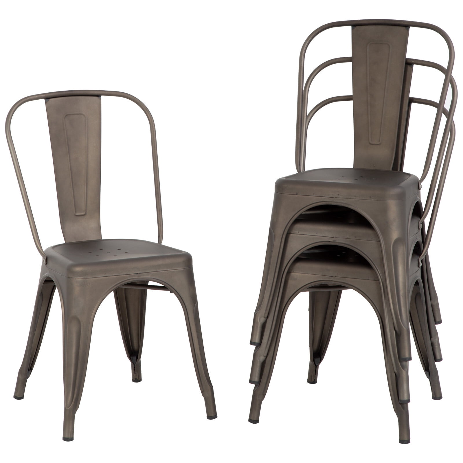 WOBLUU Elevate Your Décor with a Versatile Metal Bar Chair Ensemble A ...