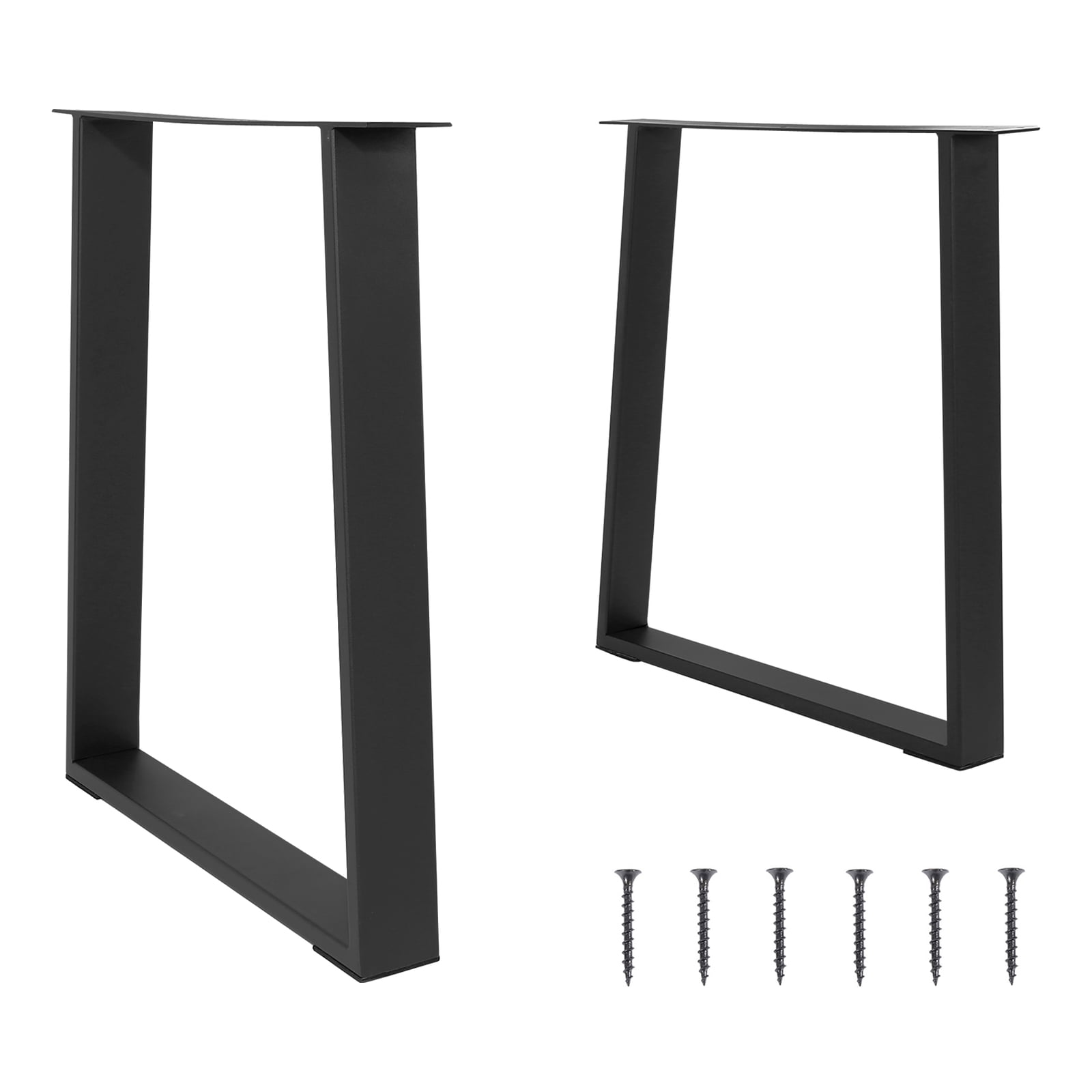 WOBLUU Sturdy and Stylish Foundation 28 - Inch Metal Coffee Table Legs ...