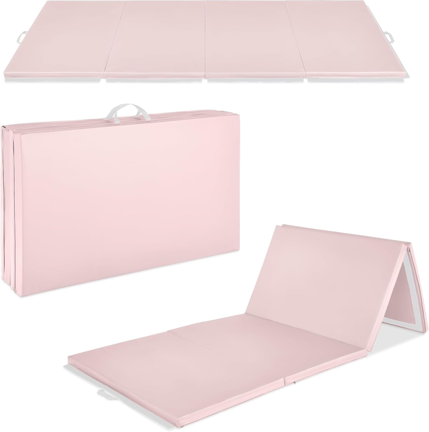 WOBLUU Superior Quality 10ft x 4ft x 2in 4-Panel Foldable Gym Mats: The ...