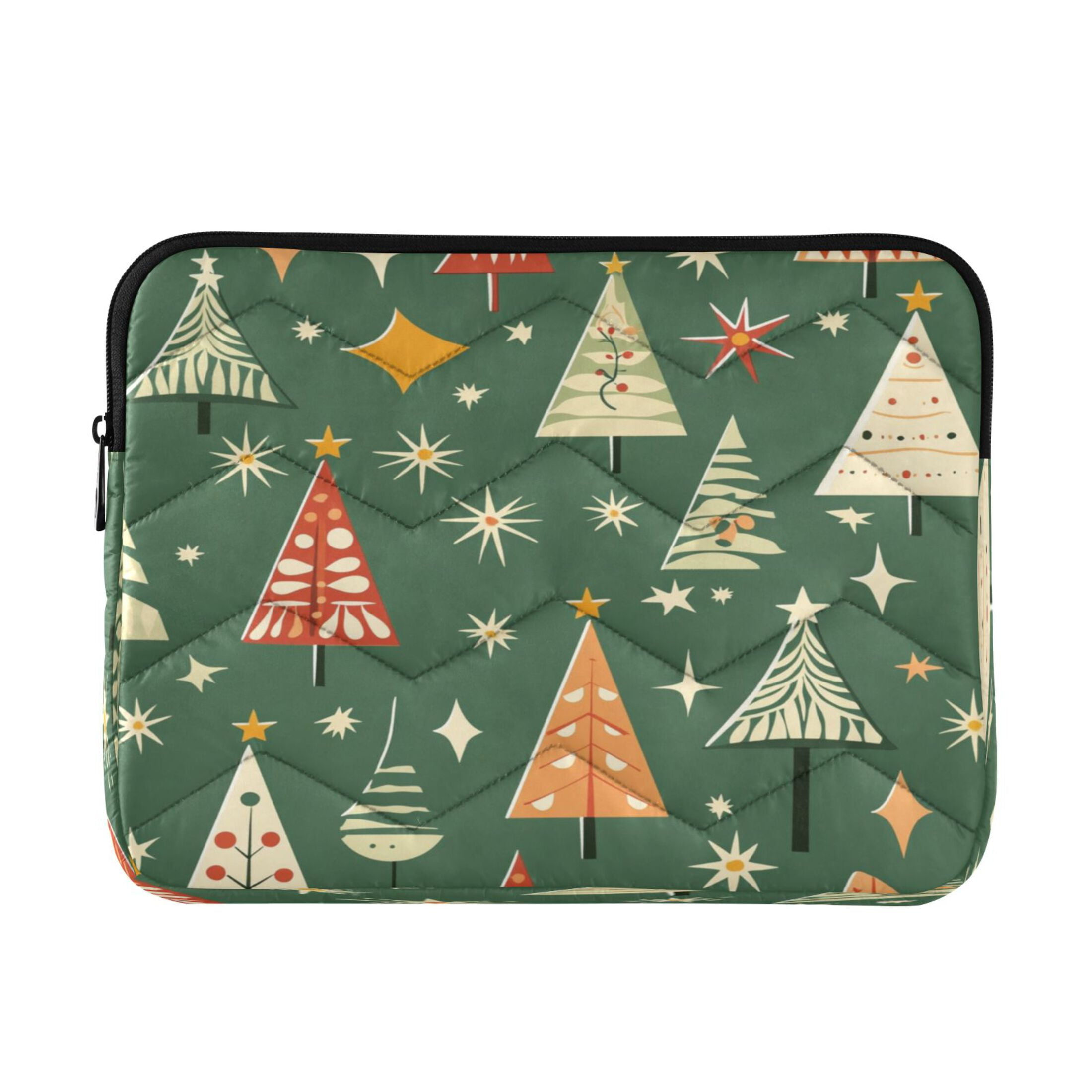WOBOGO A Pattern Of Christmas Trees and Stars Laptop Sleeve 13.4 inch ...