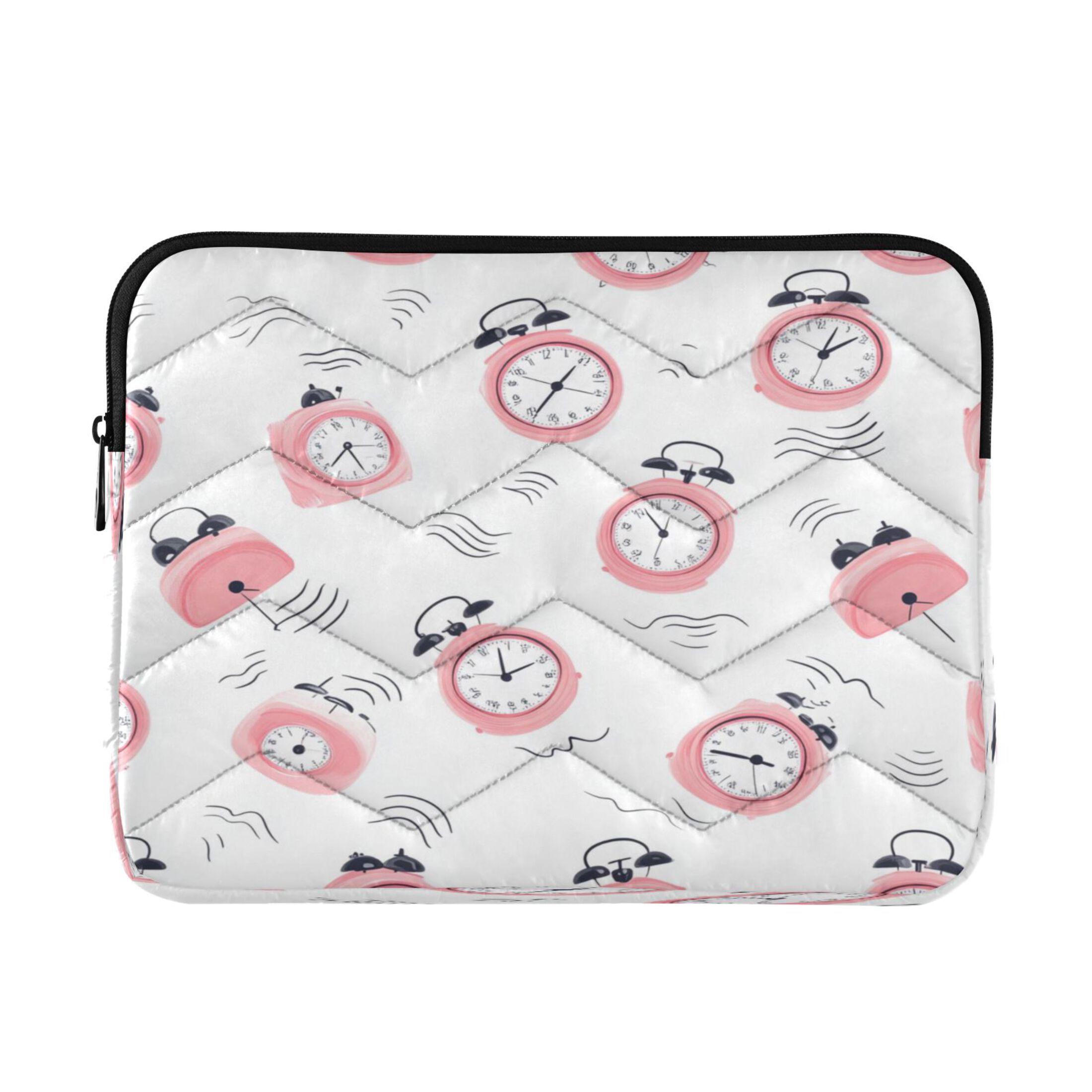 WOBOGO A Pattern Of Pink Alarm Clocks Laptop Sleeve 15.7 inch ...