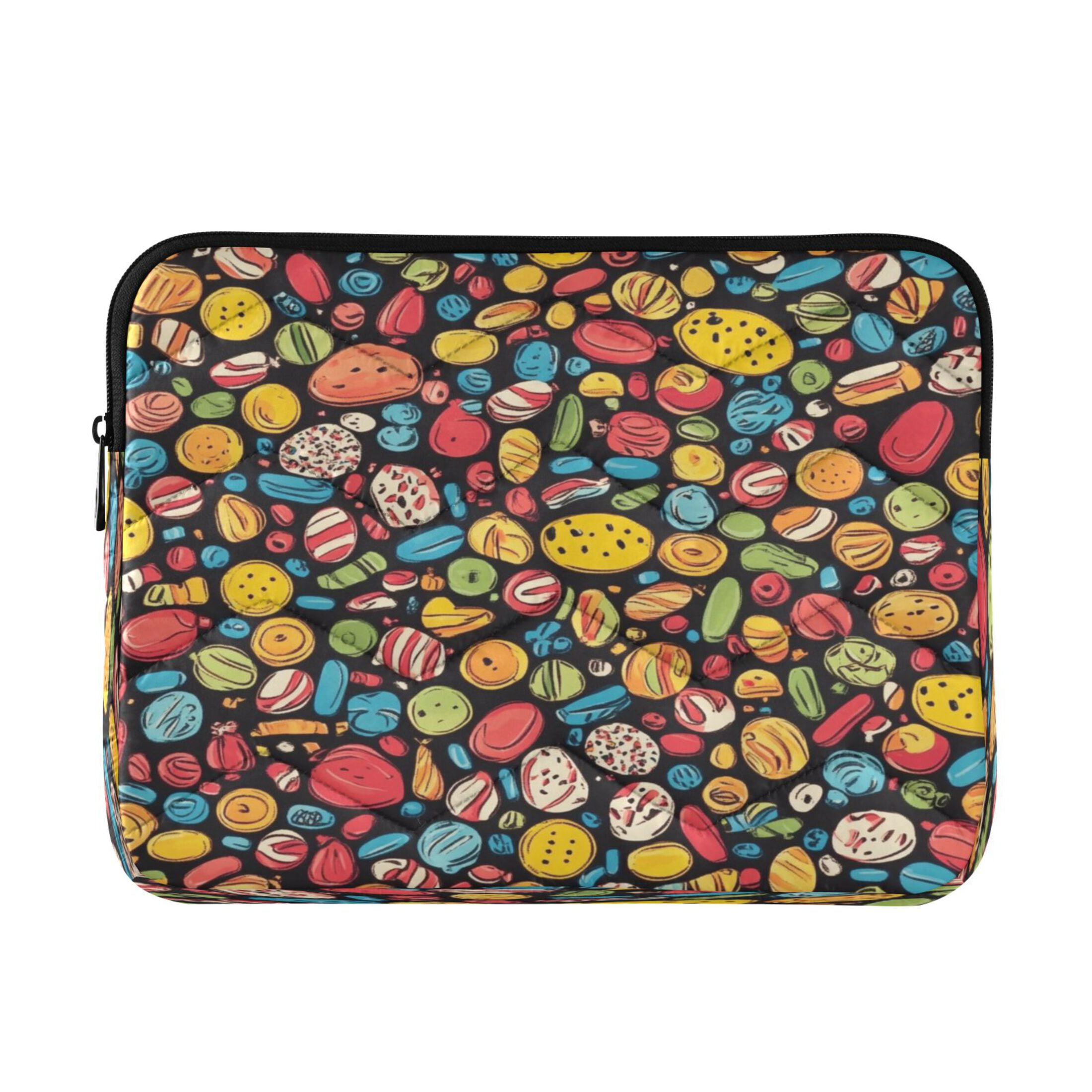 WOBOGO A Variety Of Snack Patterns Laptop Sleeve 13.4 inch Lightweight ...
