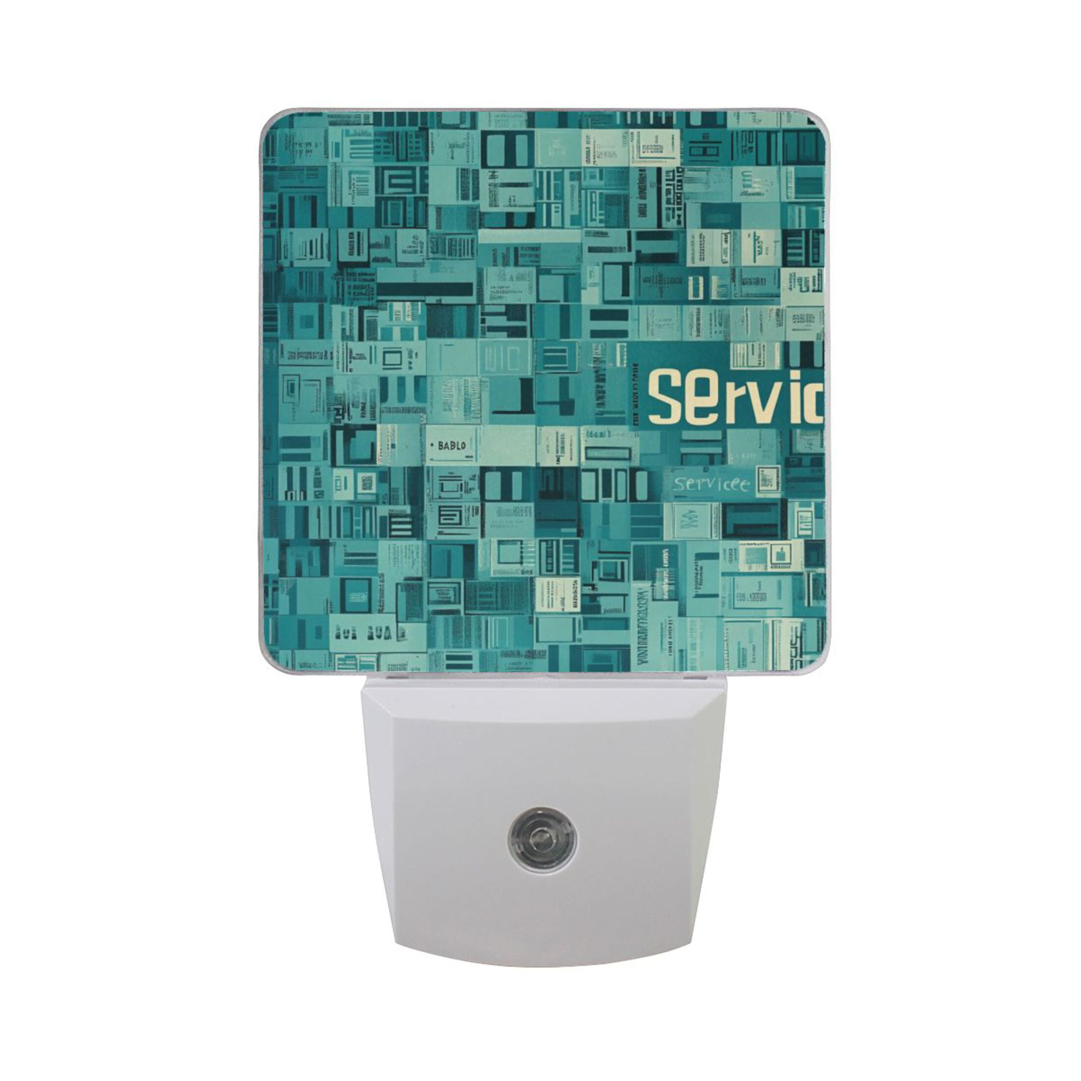 WOBOGO A Wallpaper with The Word LED Night Light 2 Pcs Set 0.5 Watt ...