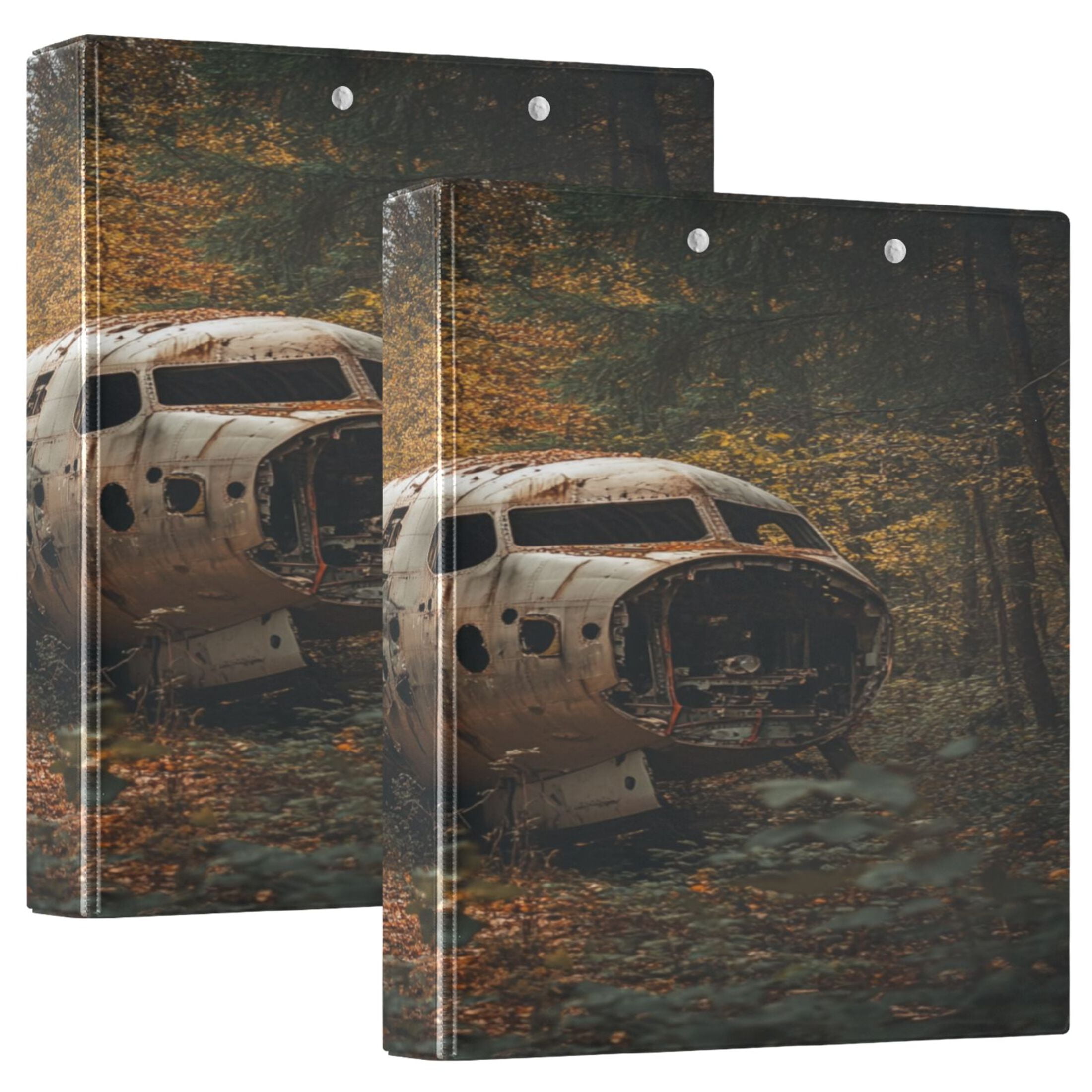 WOBOGO Abandoned Airplane File Folders Extra Large Capacity to Hold 200 ...