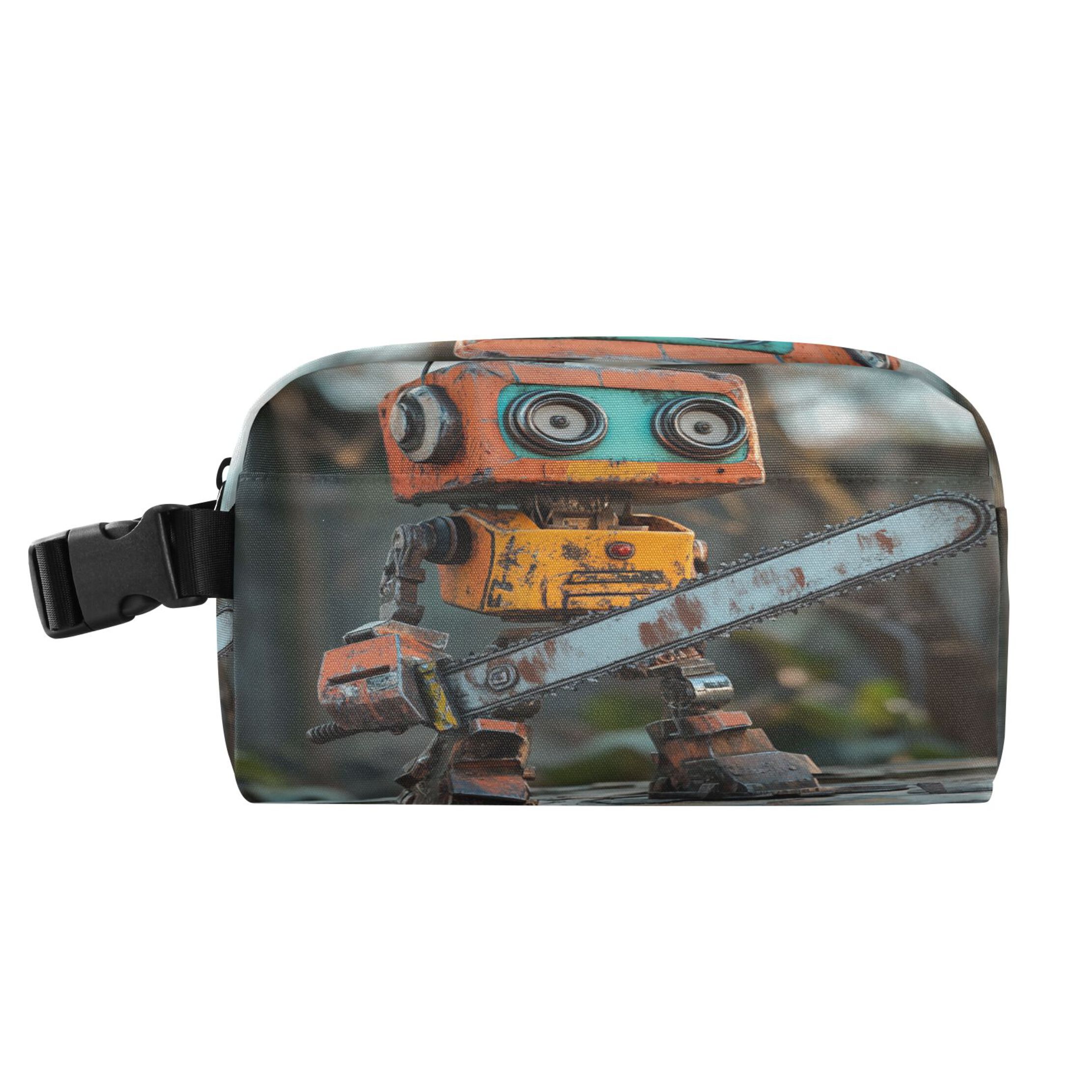 WOBOGO Animated Chainsaw Robot Convenient Tote Lunch Bag Leak Proof ...
