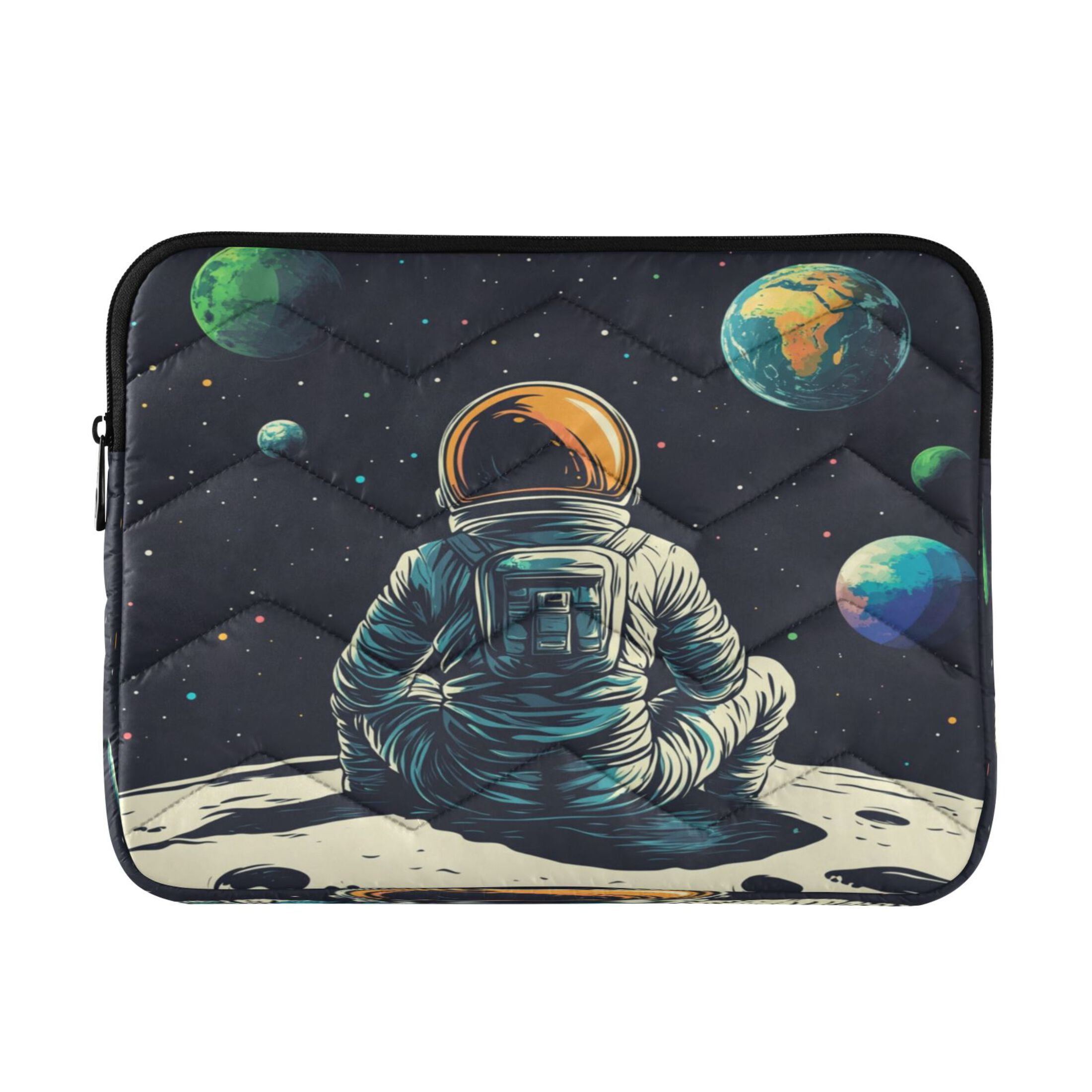 WOBOGO Astronaut Sitting on The Moon Laptop Sleeve 15.7 inch ...