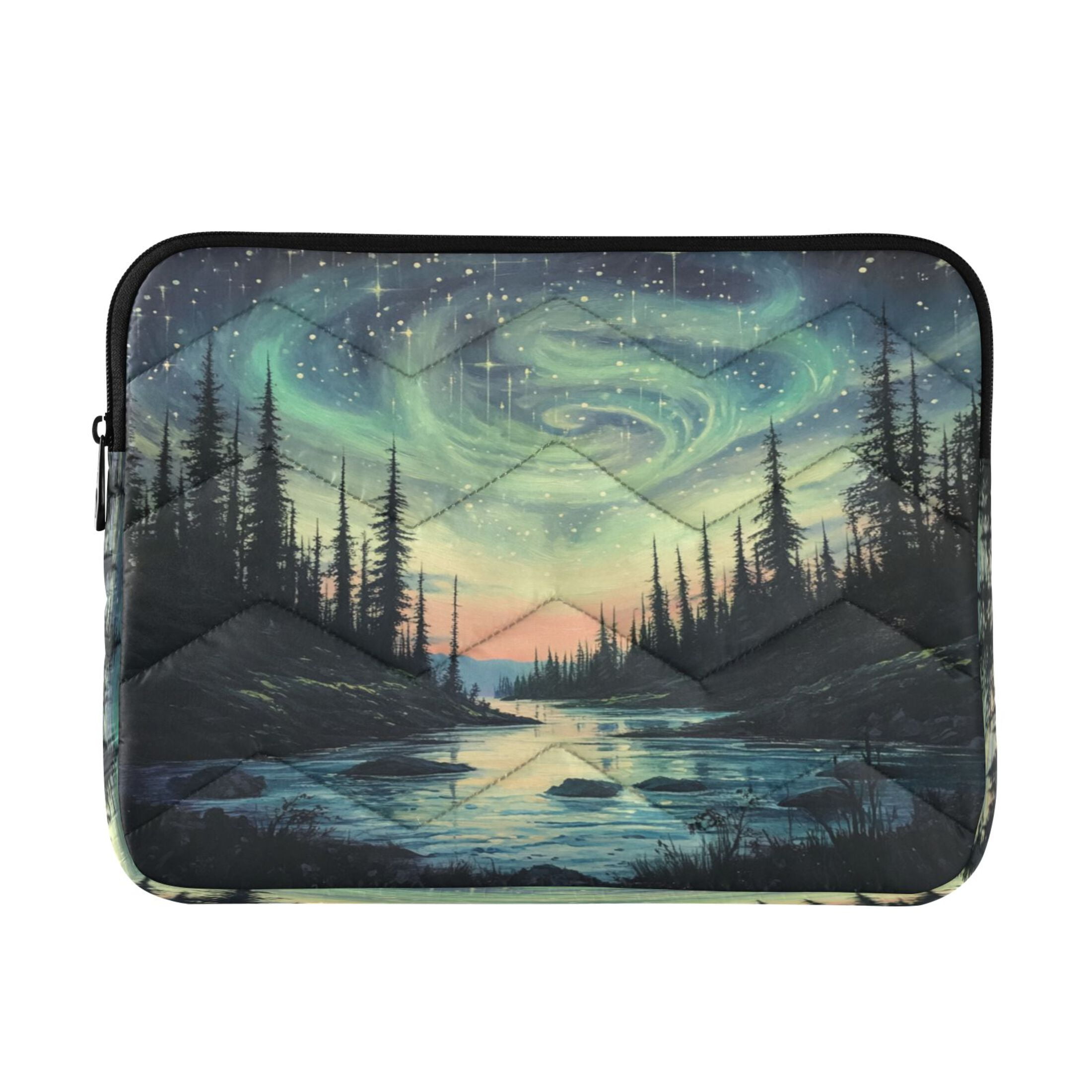 WOBOGO Aurora Laptop Sleeve 15.7 inch Lightweight Zipper Design Soft ...